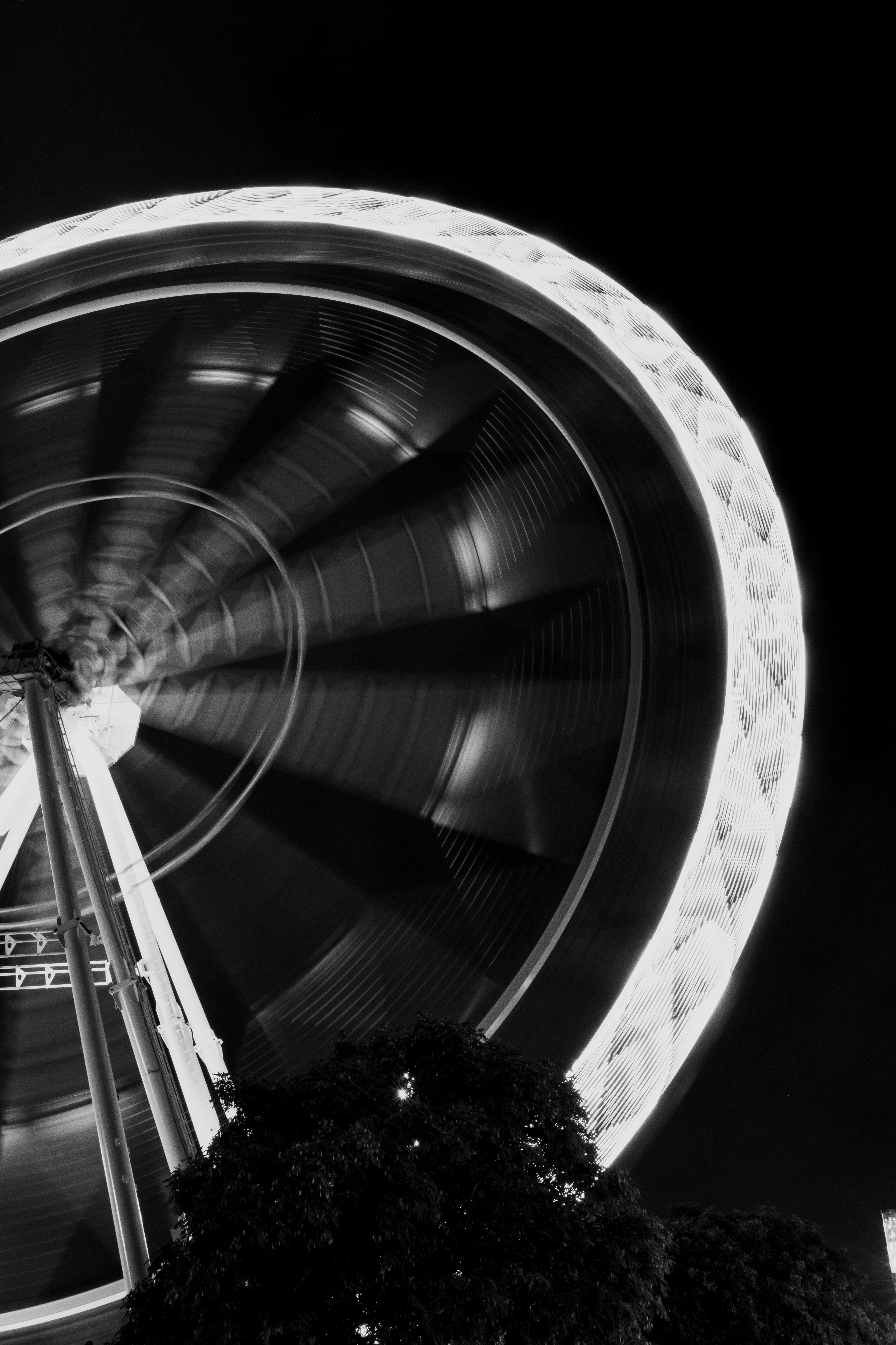 Whirling Dreams: The Nighttime Ferris Wheel