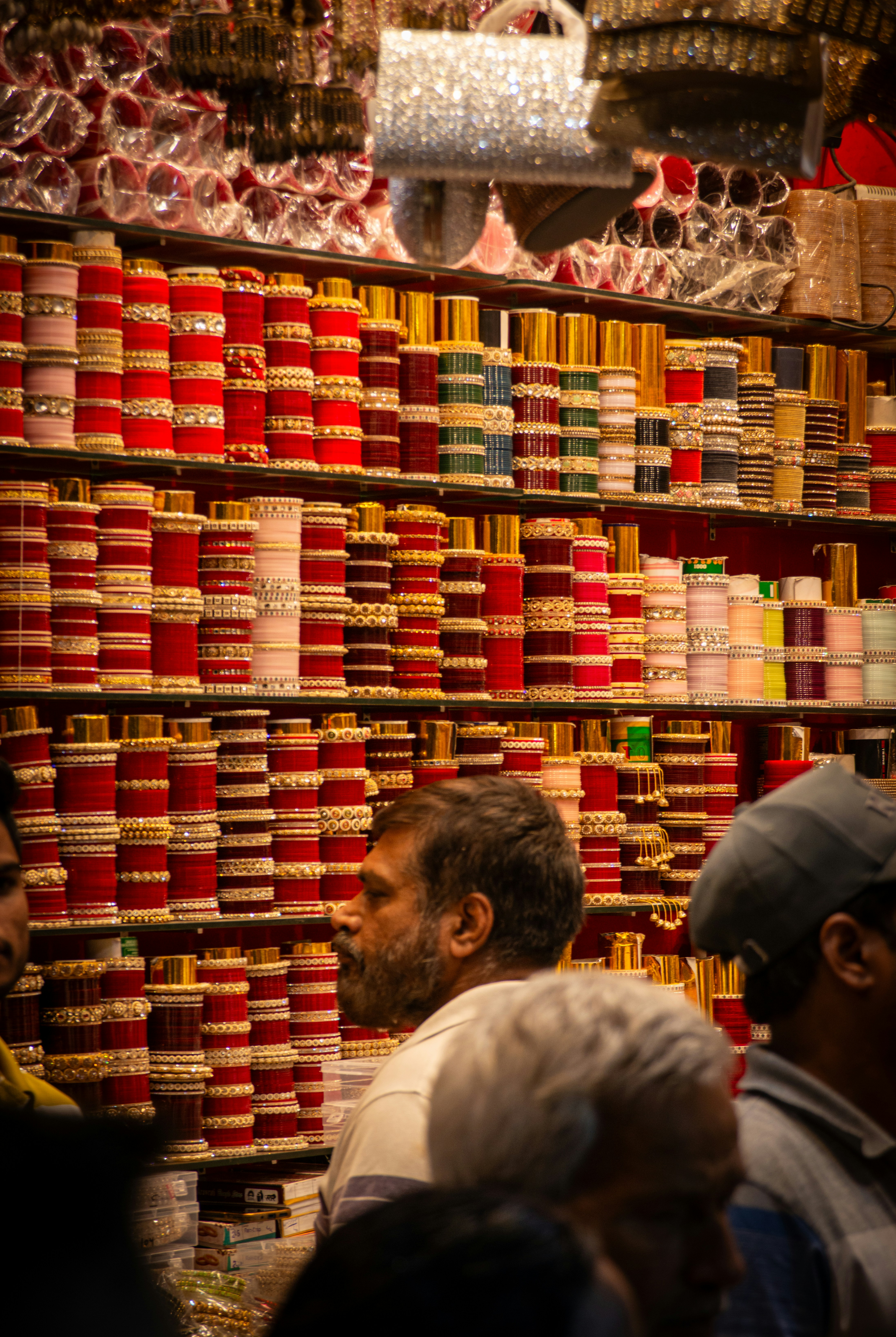 Vibrant Bazaar of Bangles