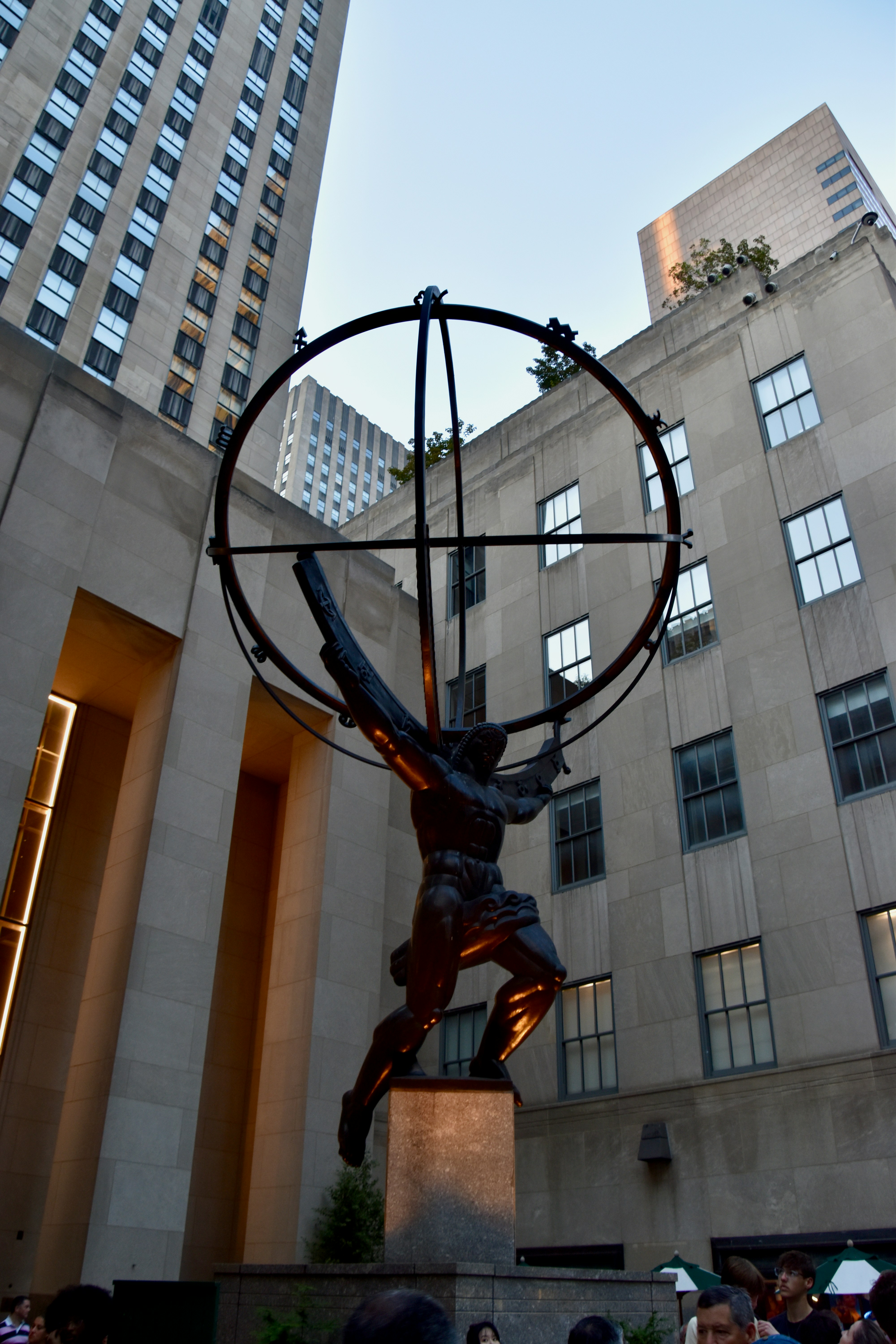 Atlas of the Sky: A Monumental Globe Soaring Over City Courtyard