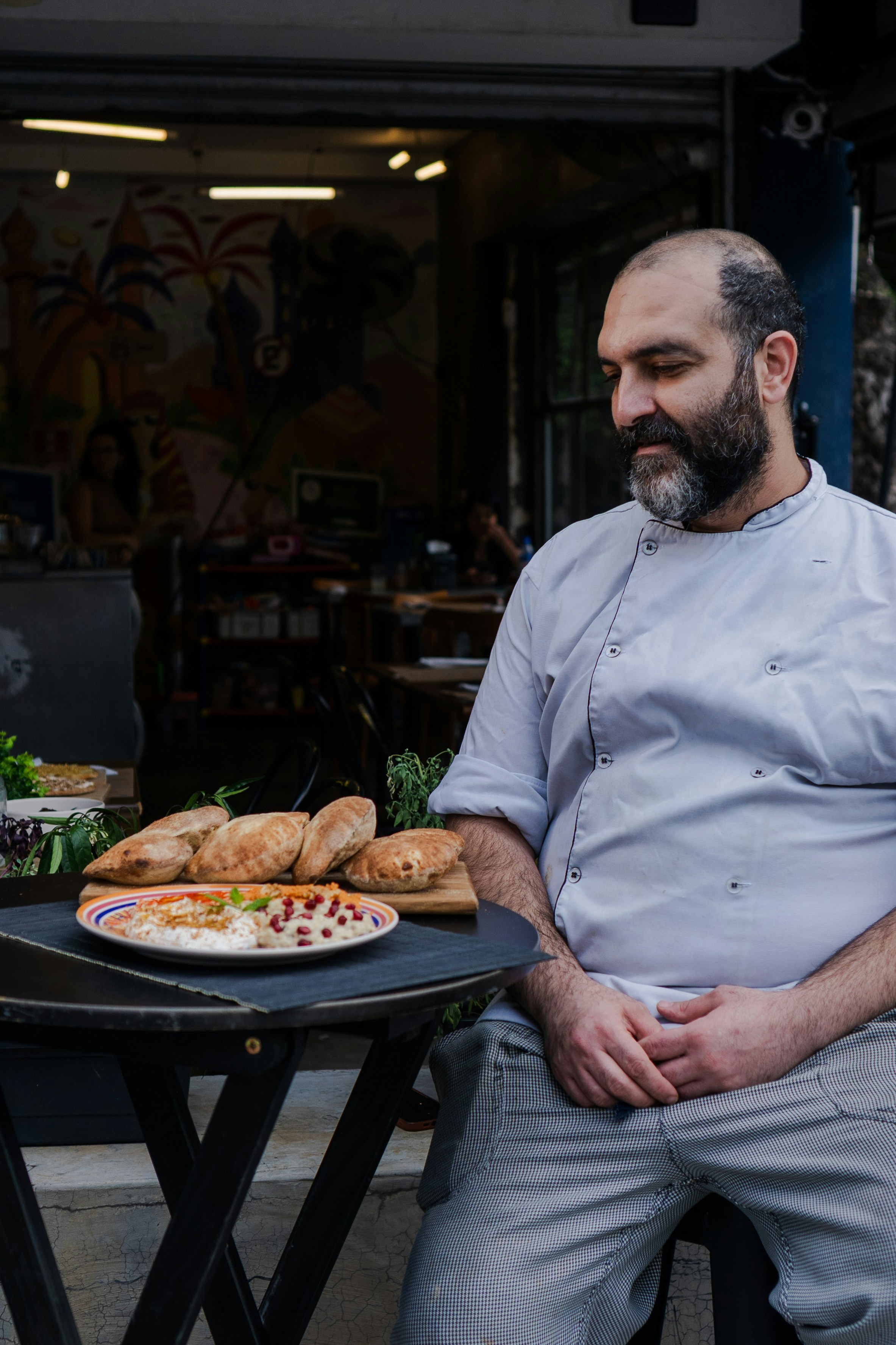 Culinary Contemplation: A Chef's Moment