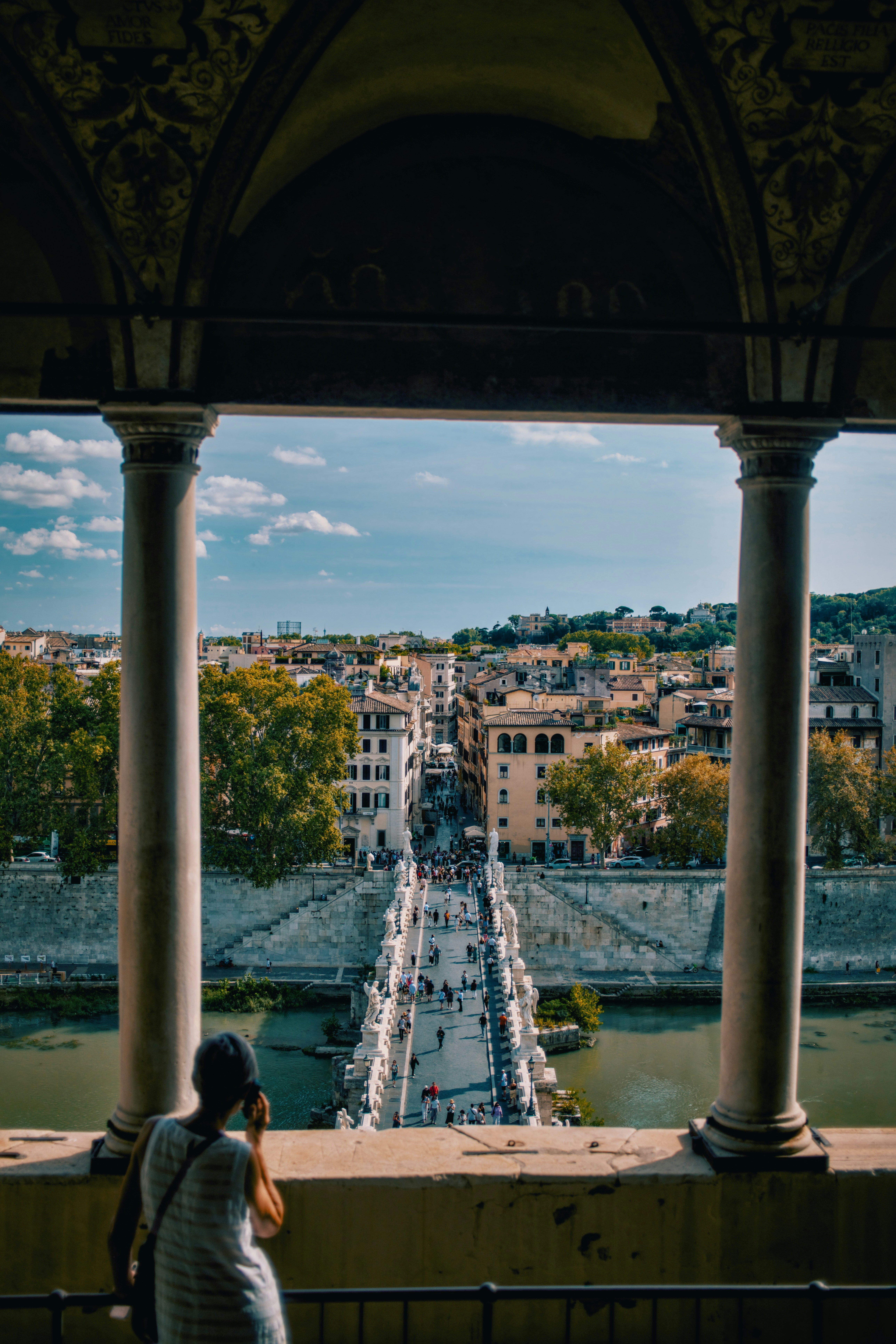 Bridging Time: A Glimpse of Rome's Heart