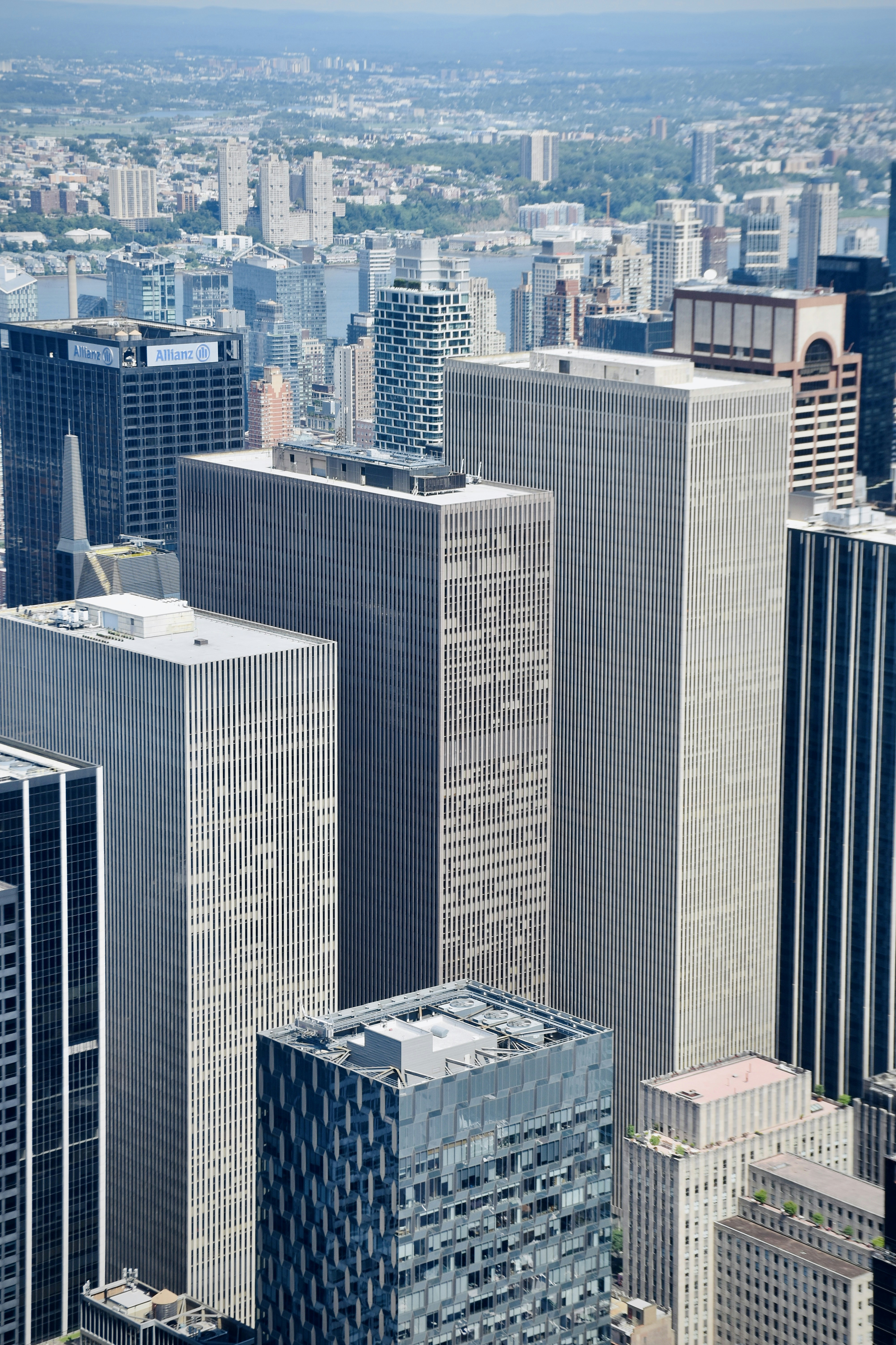 Gridline Giants: A Birds-Eye Portrait of Downtown Steel and Glass