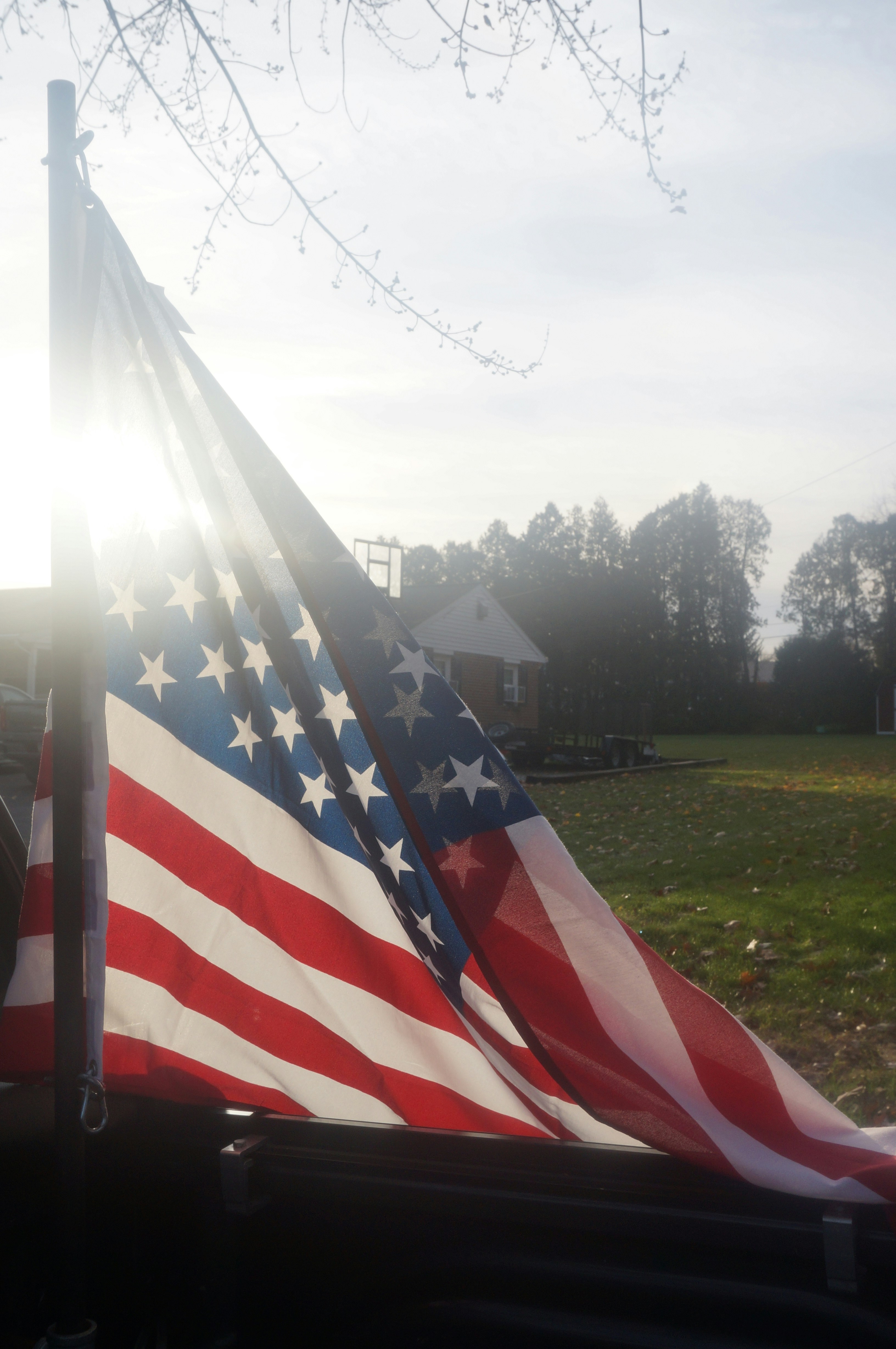 Waves of Patriotism in the Autumn Light