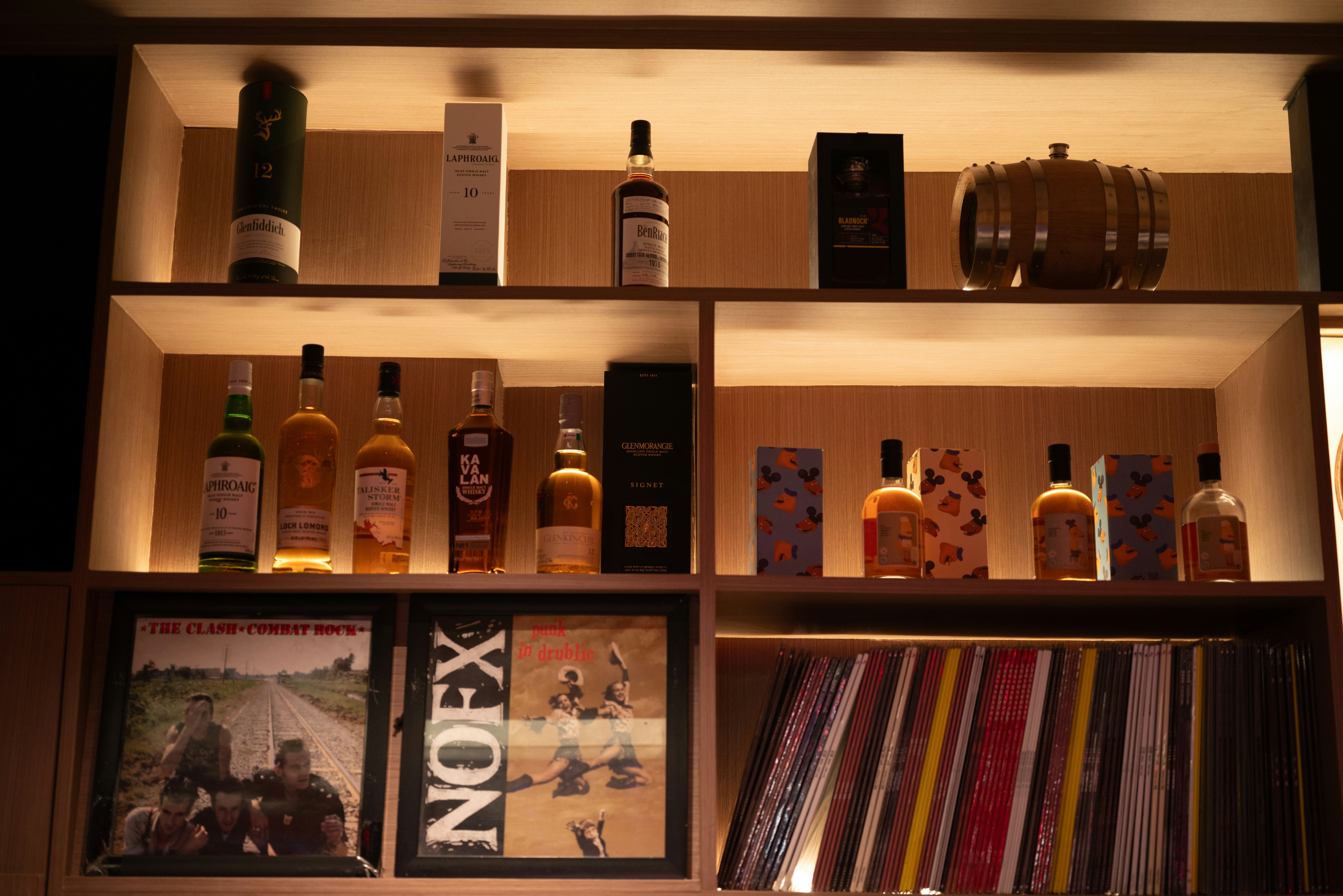 Whiskey and Vinyl: A Curated Collection