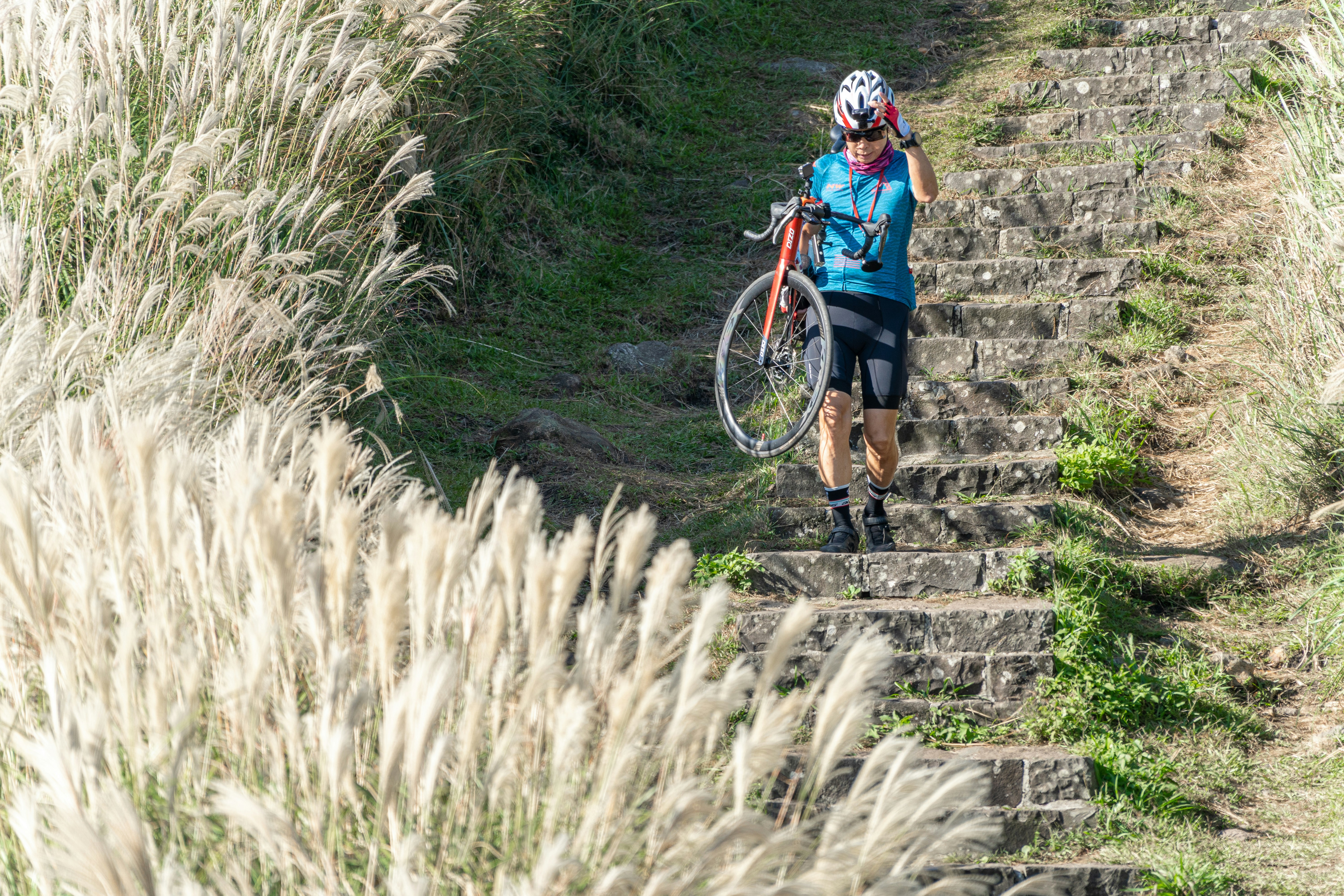 Conquering the Ascent: A Cyclist's Journey