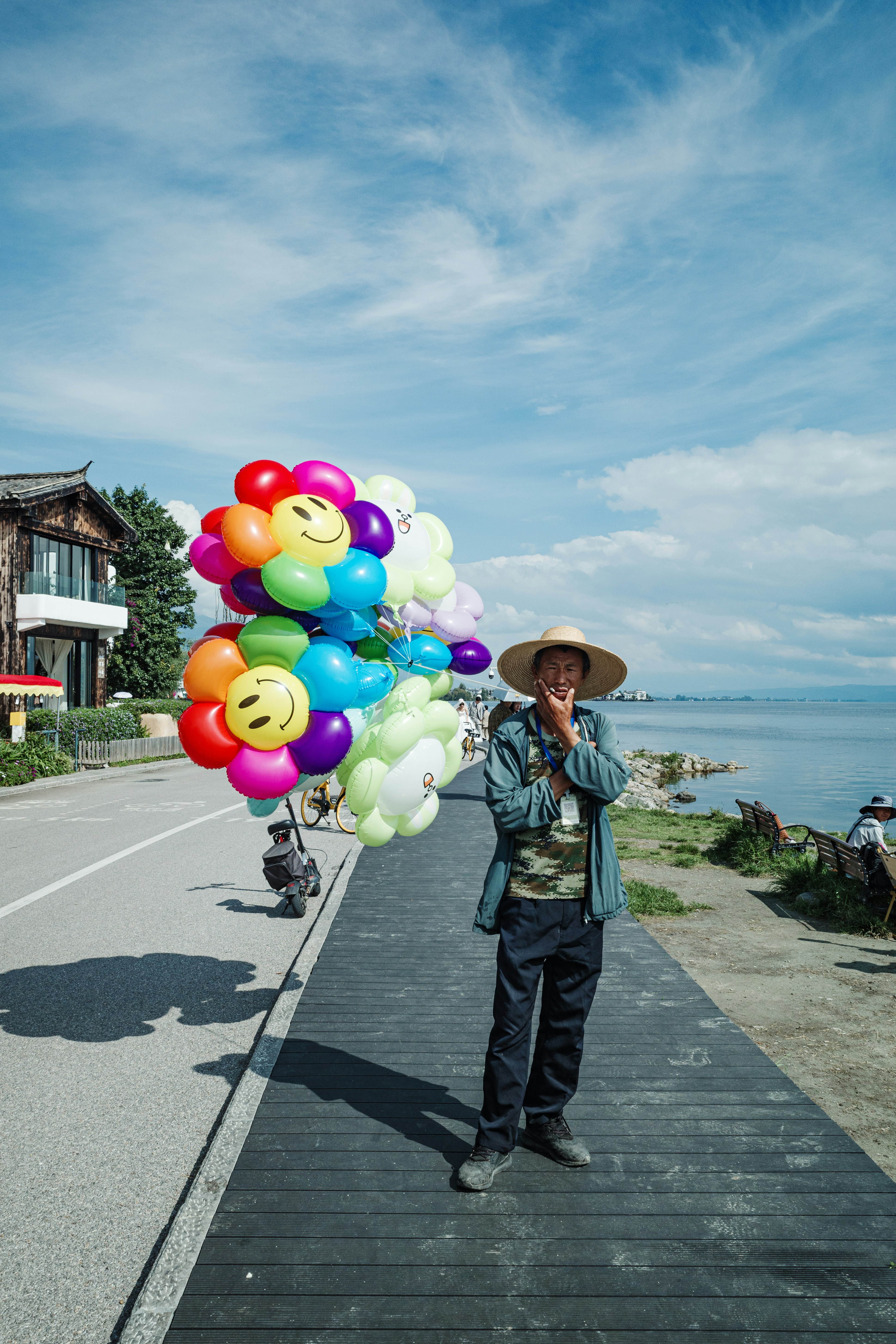 Whimsical Moments by the Shore