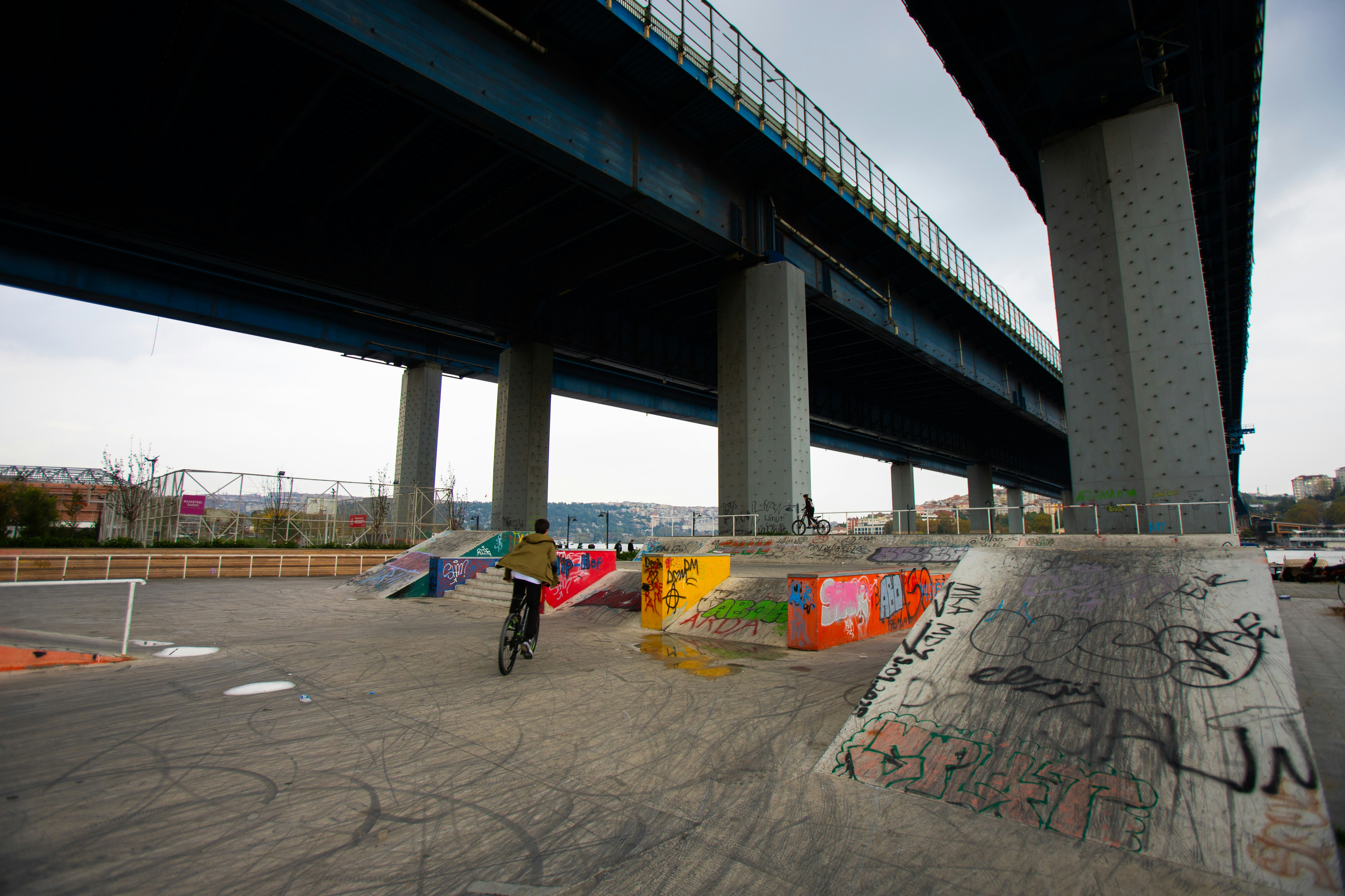 Urban Playground Beneath the Bridge