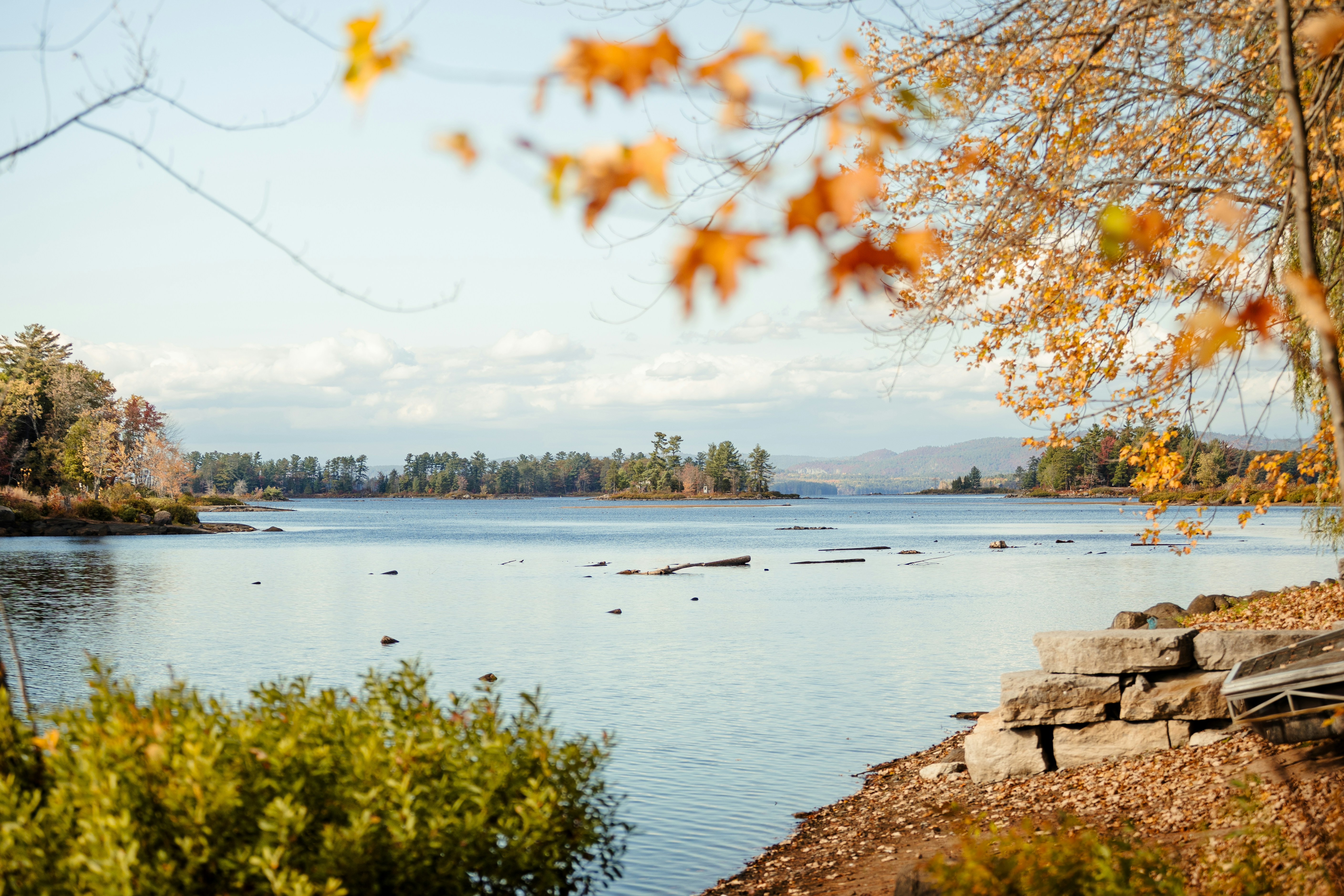 Autumn Reflections on Tranquil Waters