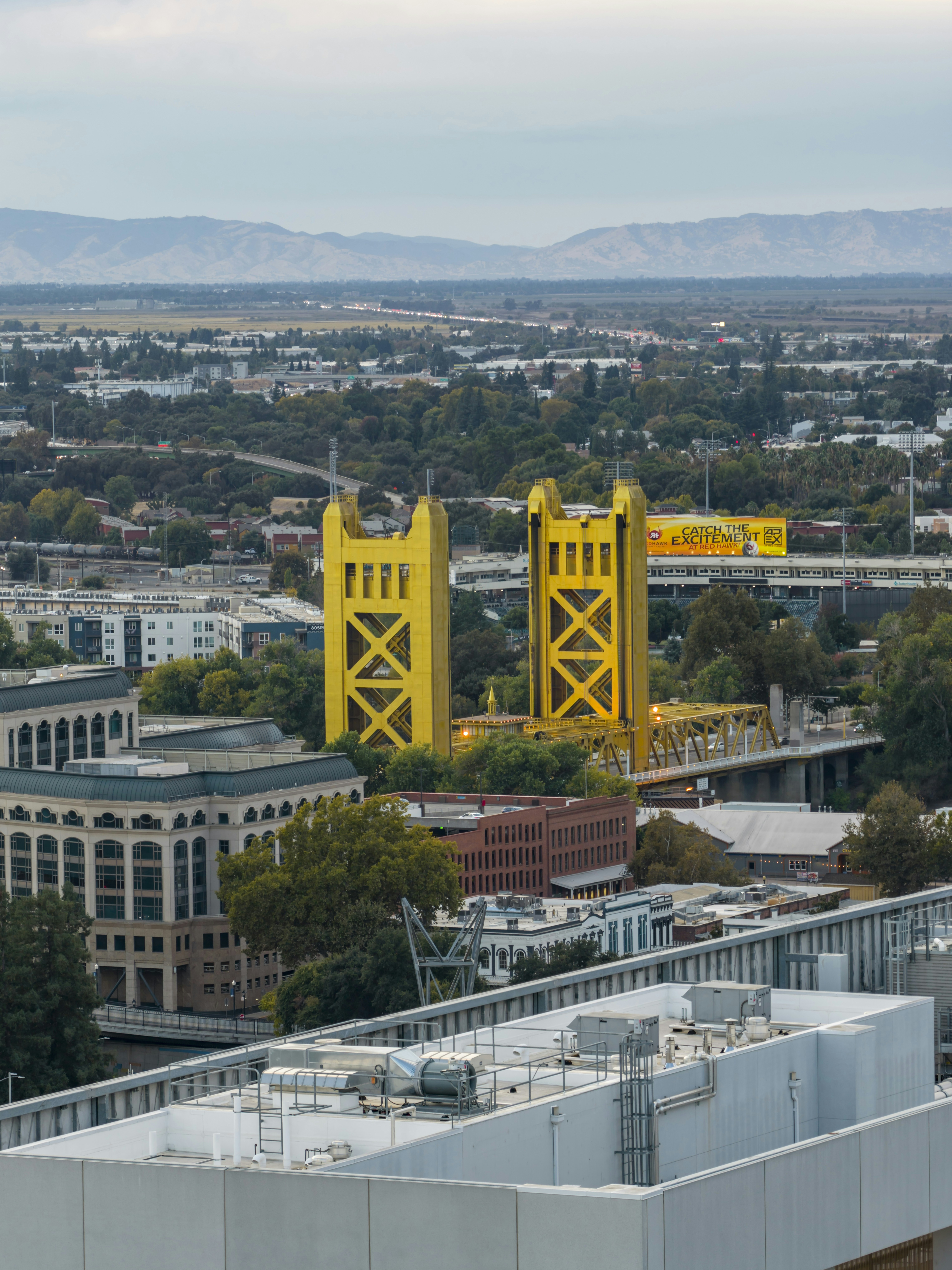 Golden Towers Over the Sacramento Riverfront