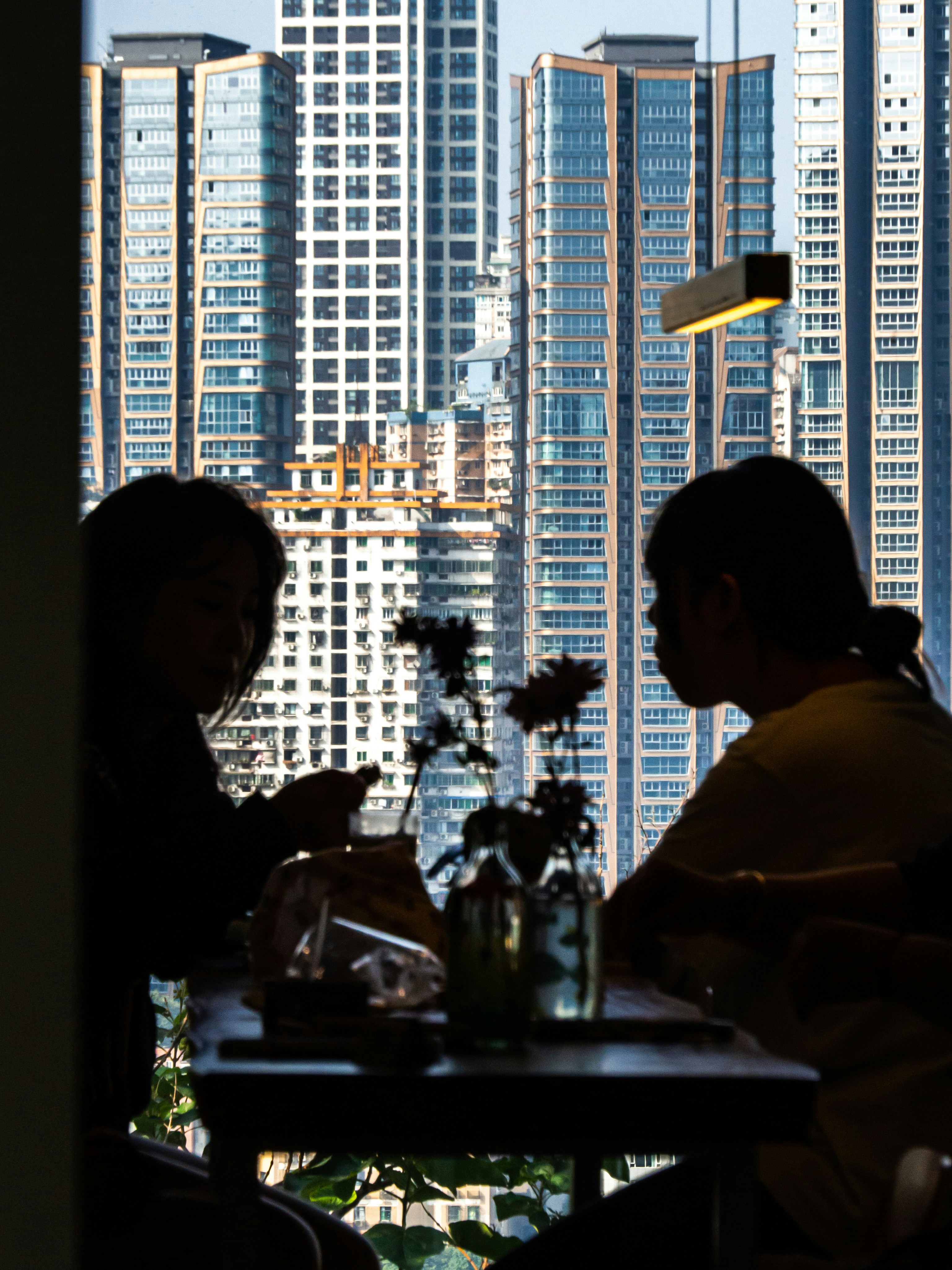 Urban Reflections: A Moment in the City