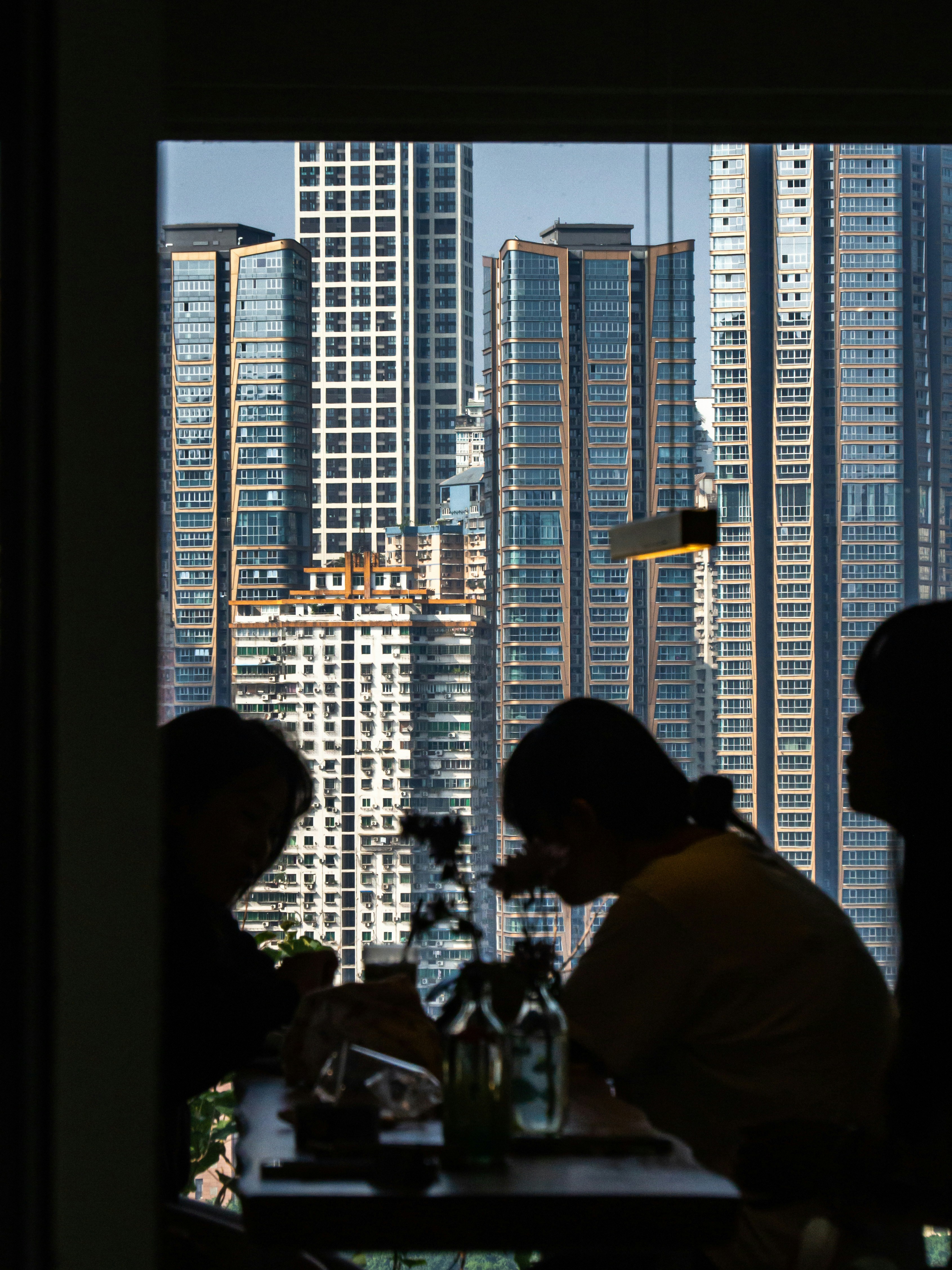 Urban Reflections: A Glimpse Through Glass