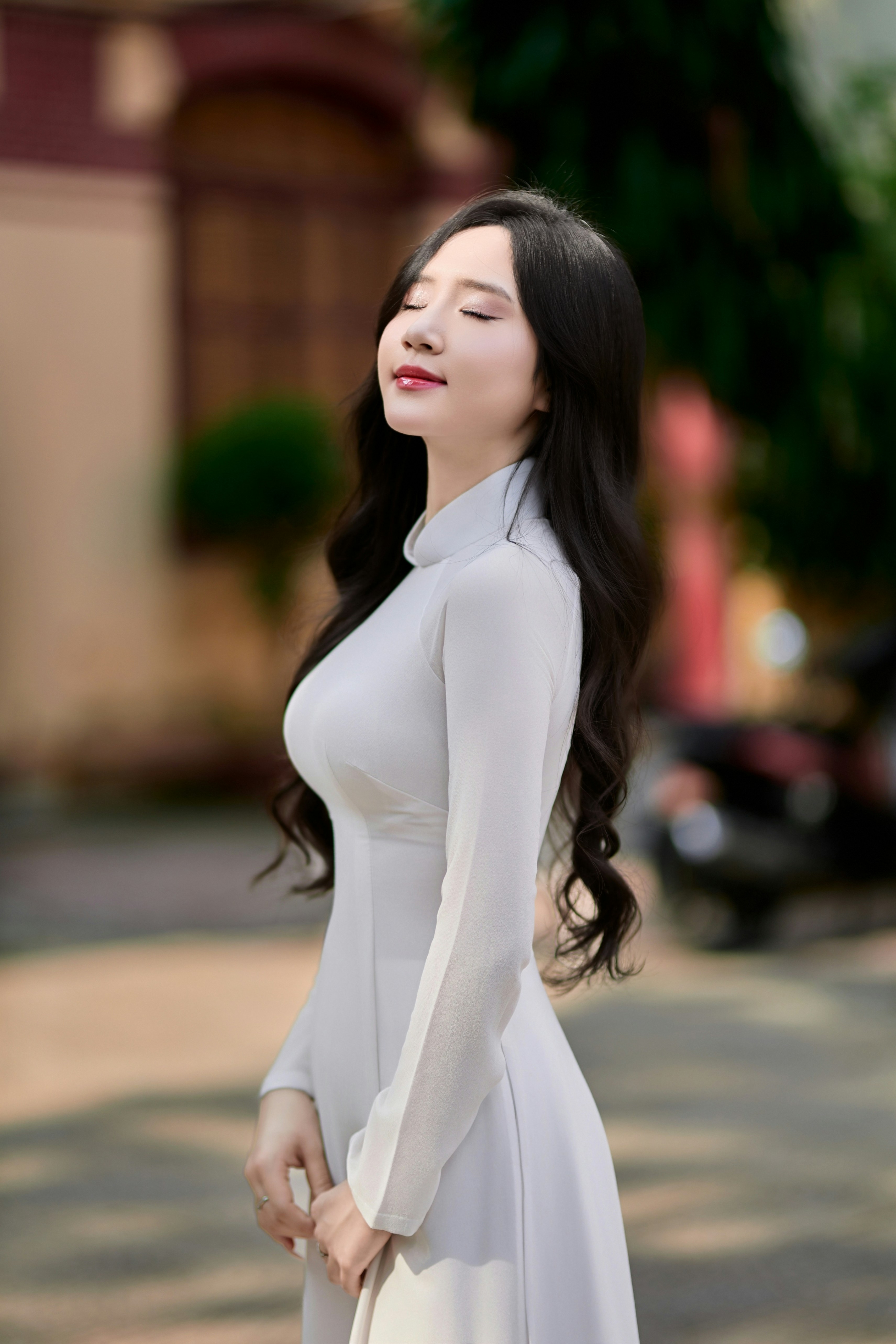 Elegance in Motion: A Serene Portrait