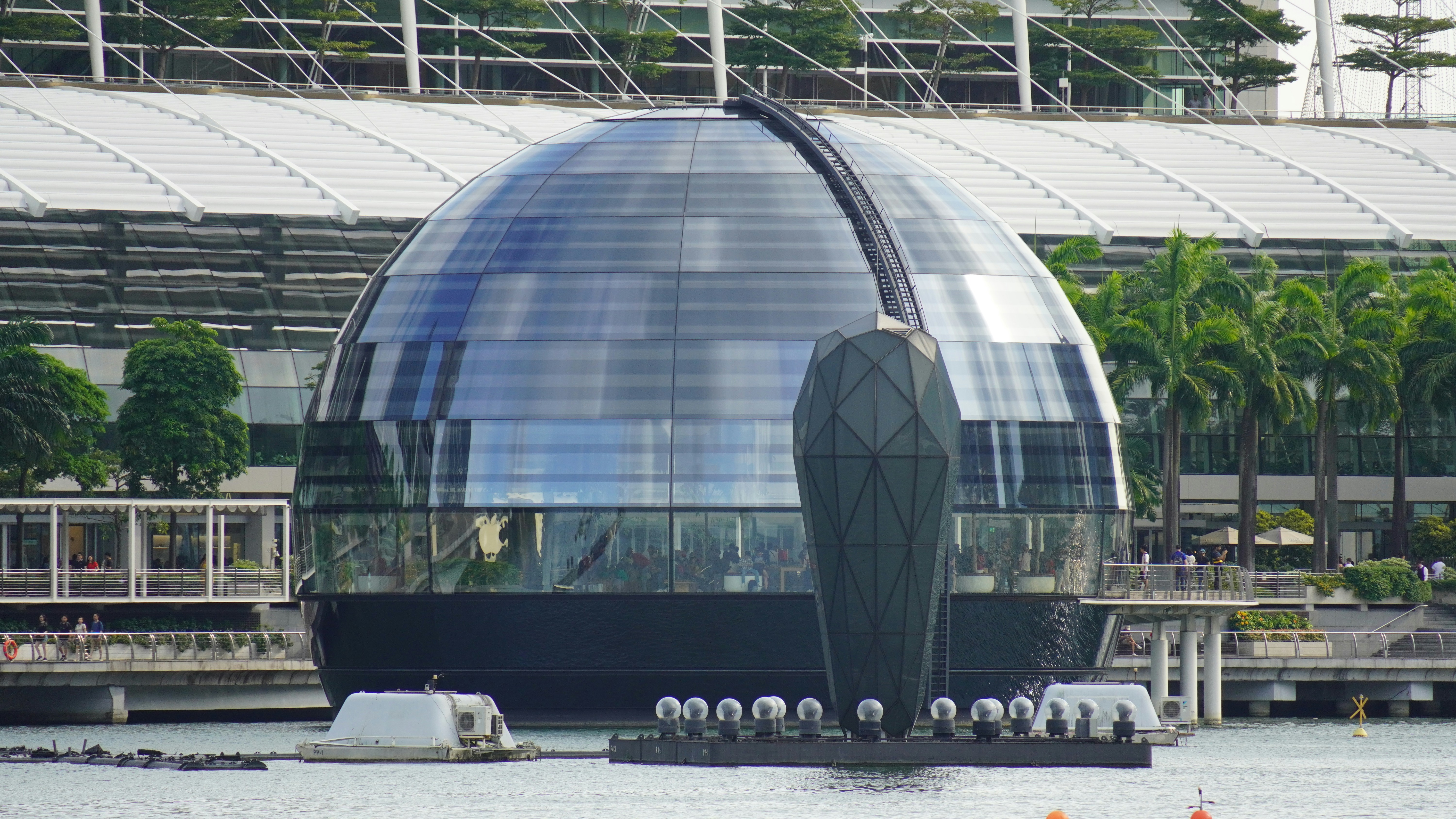 The Modern Sphere: A Fusion of Nature and Architecture