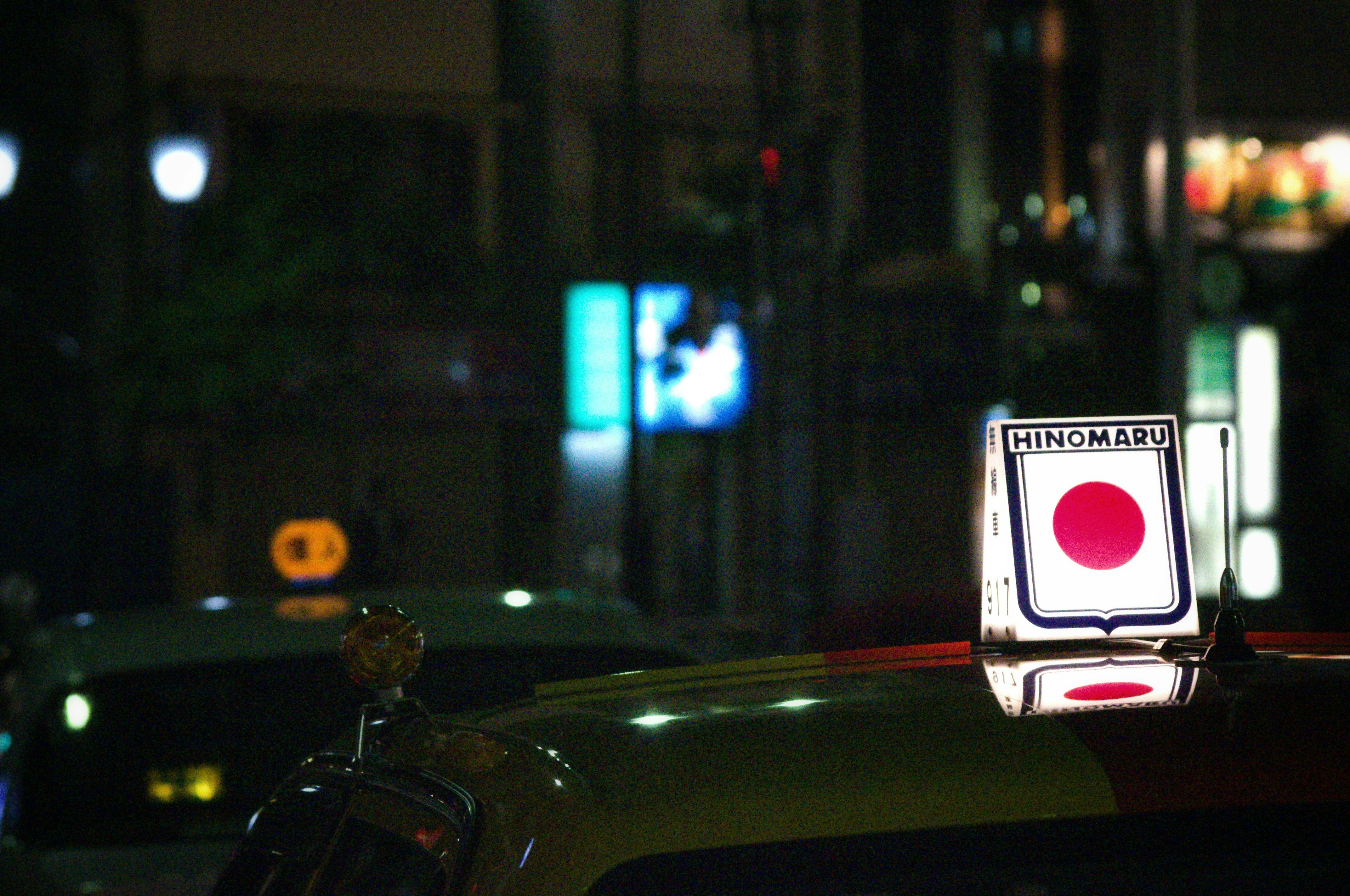 Neon Reflections: A Night in Tokyo