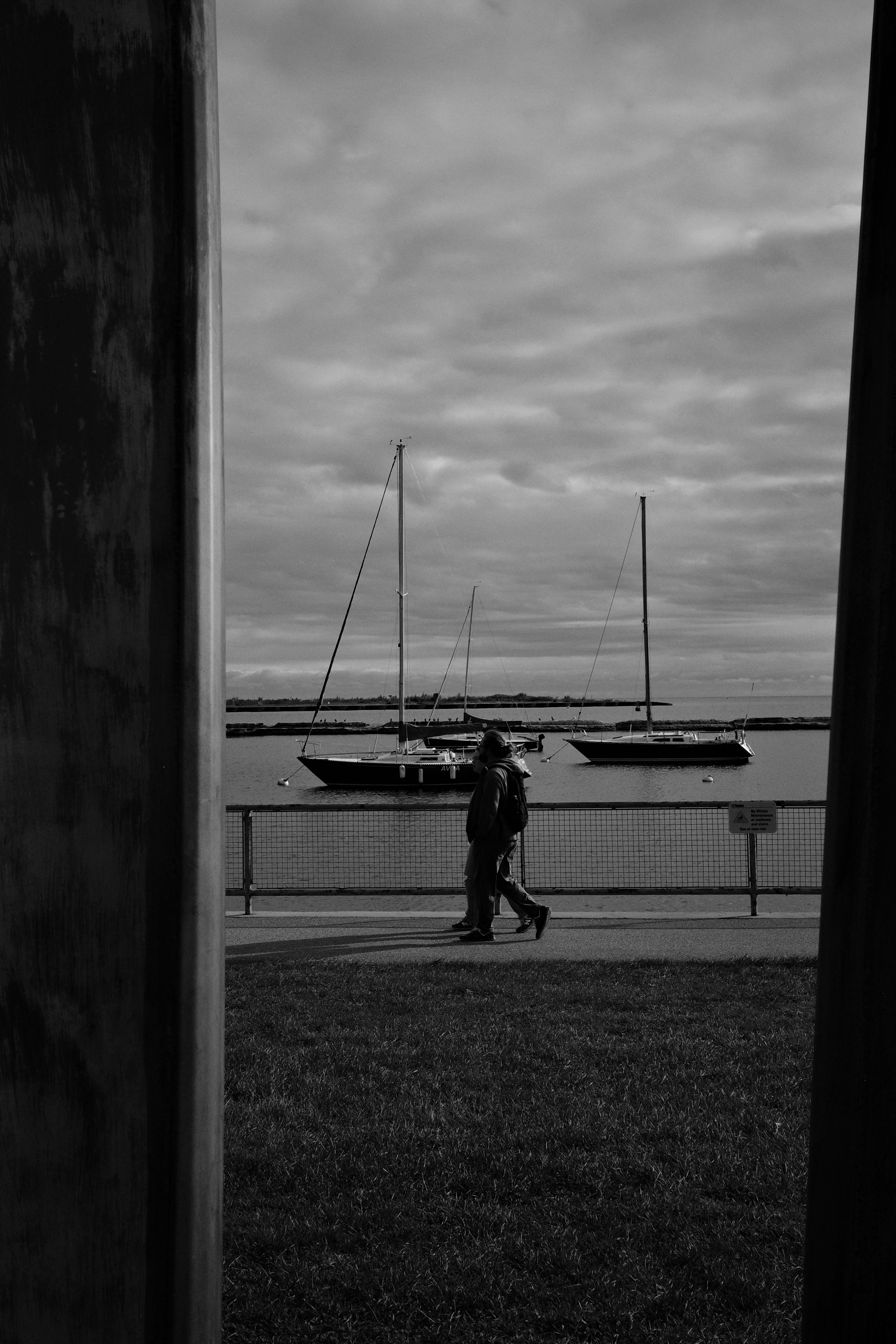 Through the Frame: A Stroll by the Water