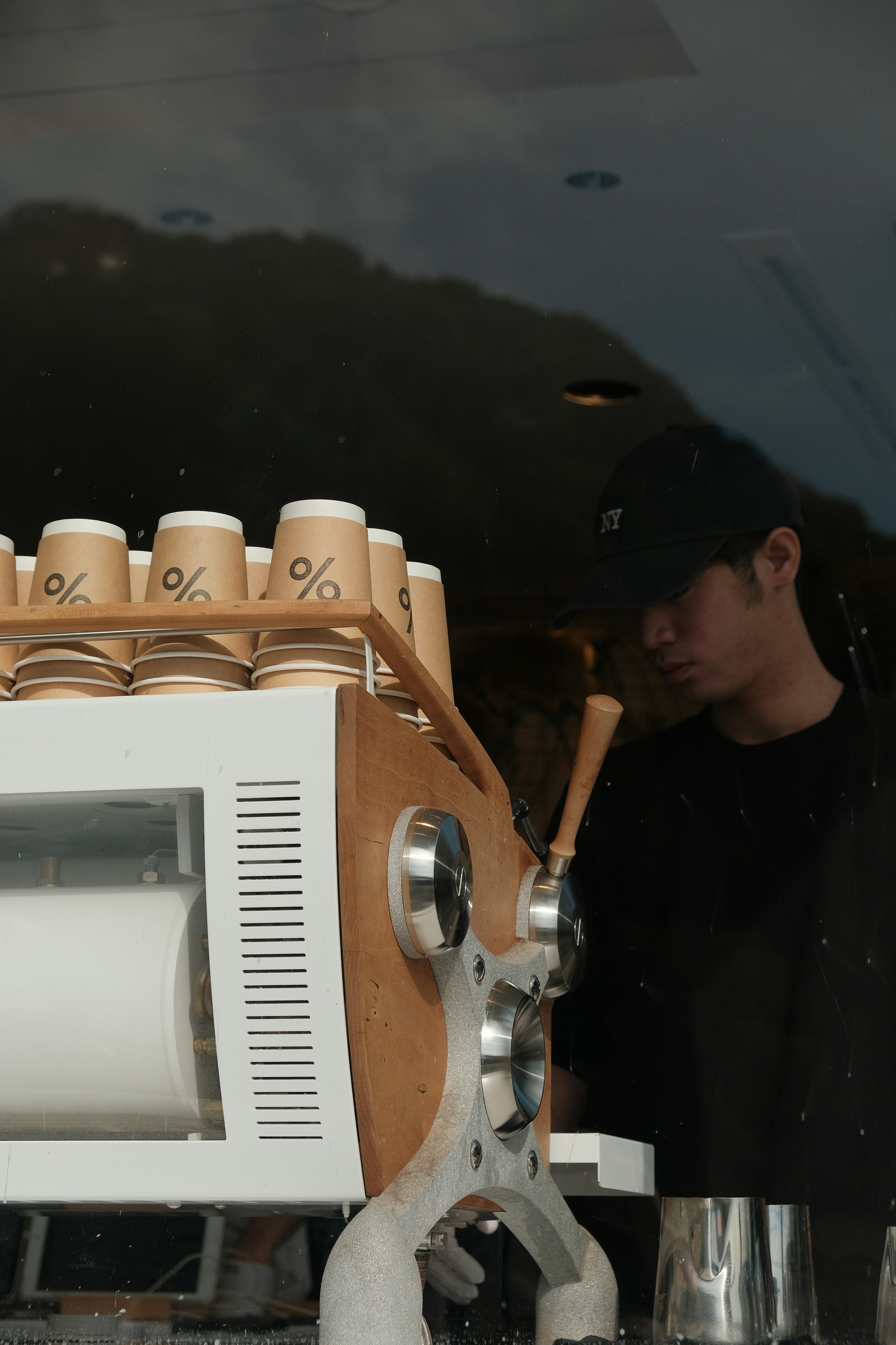 Cups and Levers: a Quiet Moment Behind the Glass