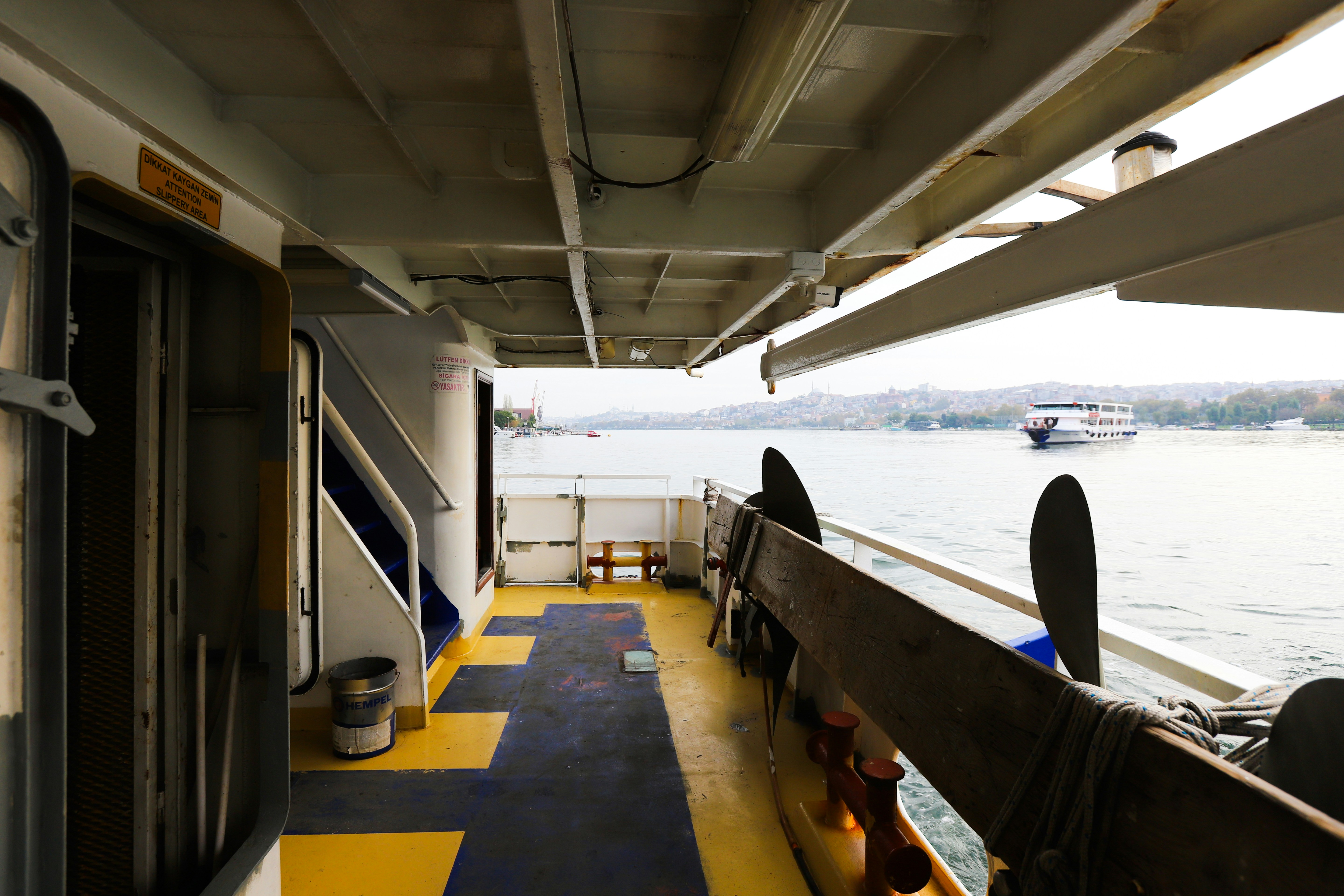 Navigating Tranquility: A Vessel's Perspective