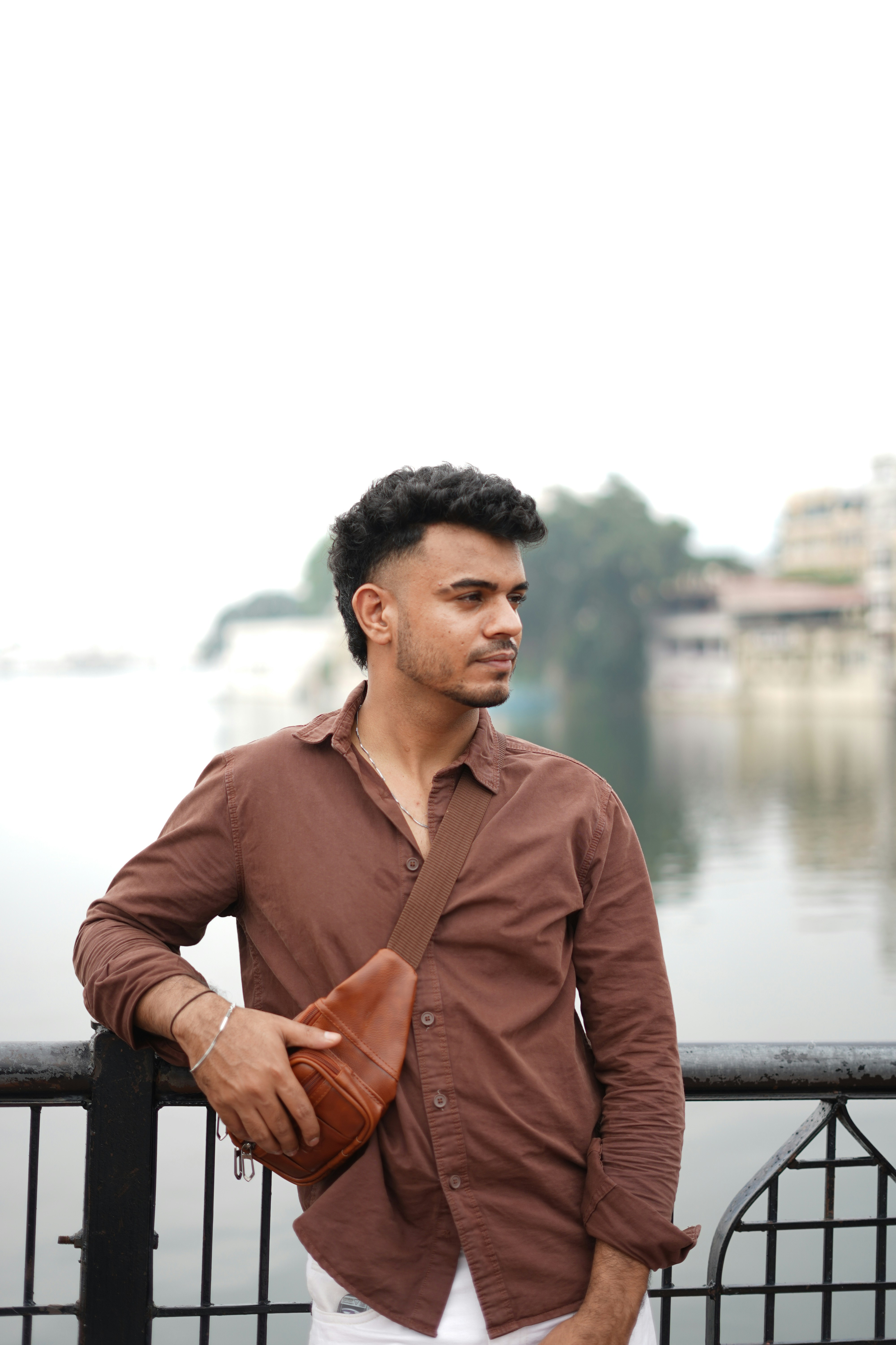Contemplative Moments by the Water's Edge