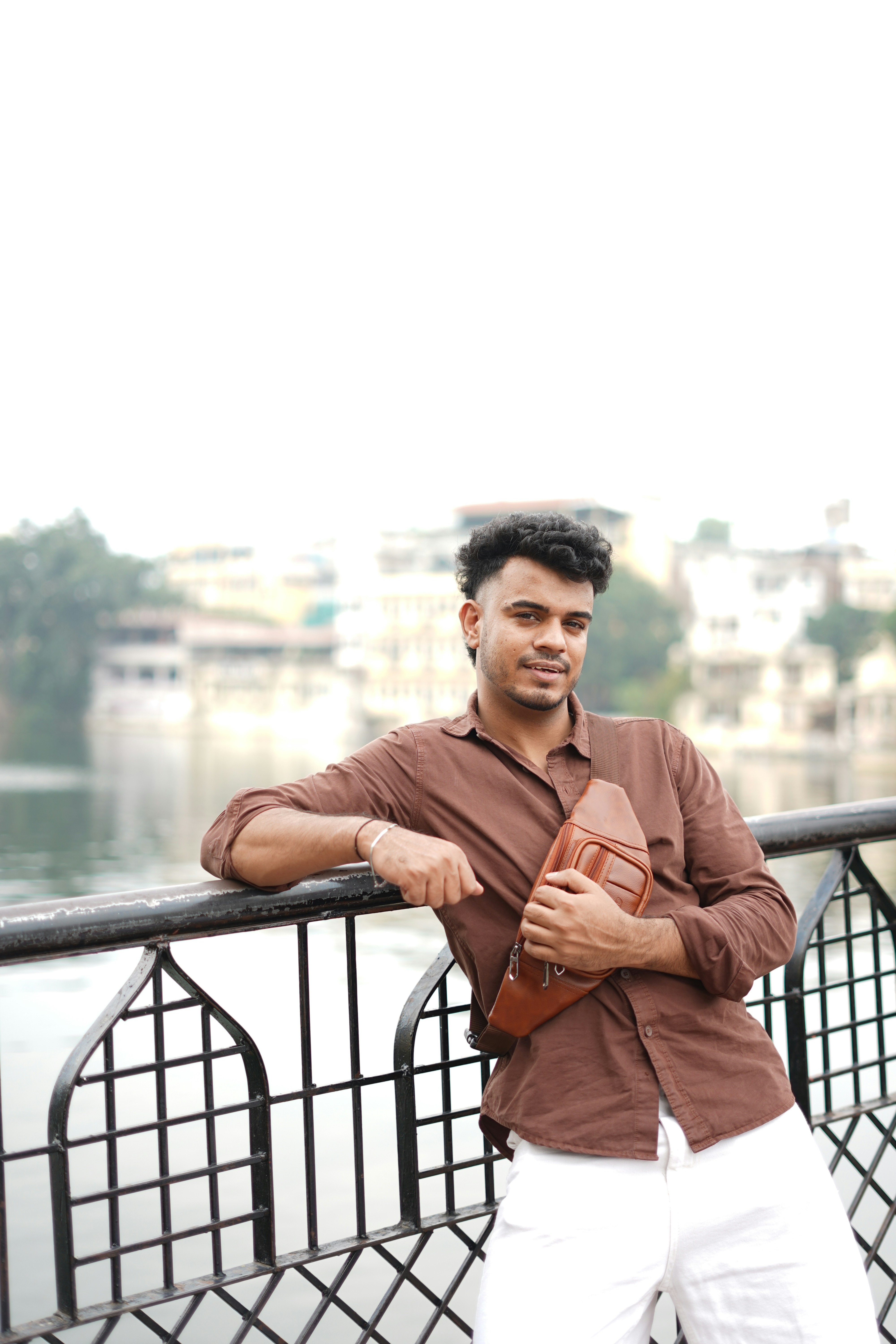 Urban Serenity: A Moment by the Water