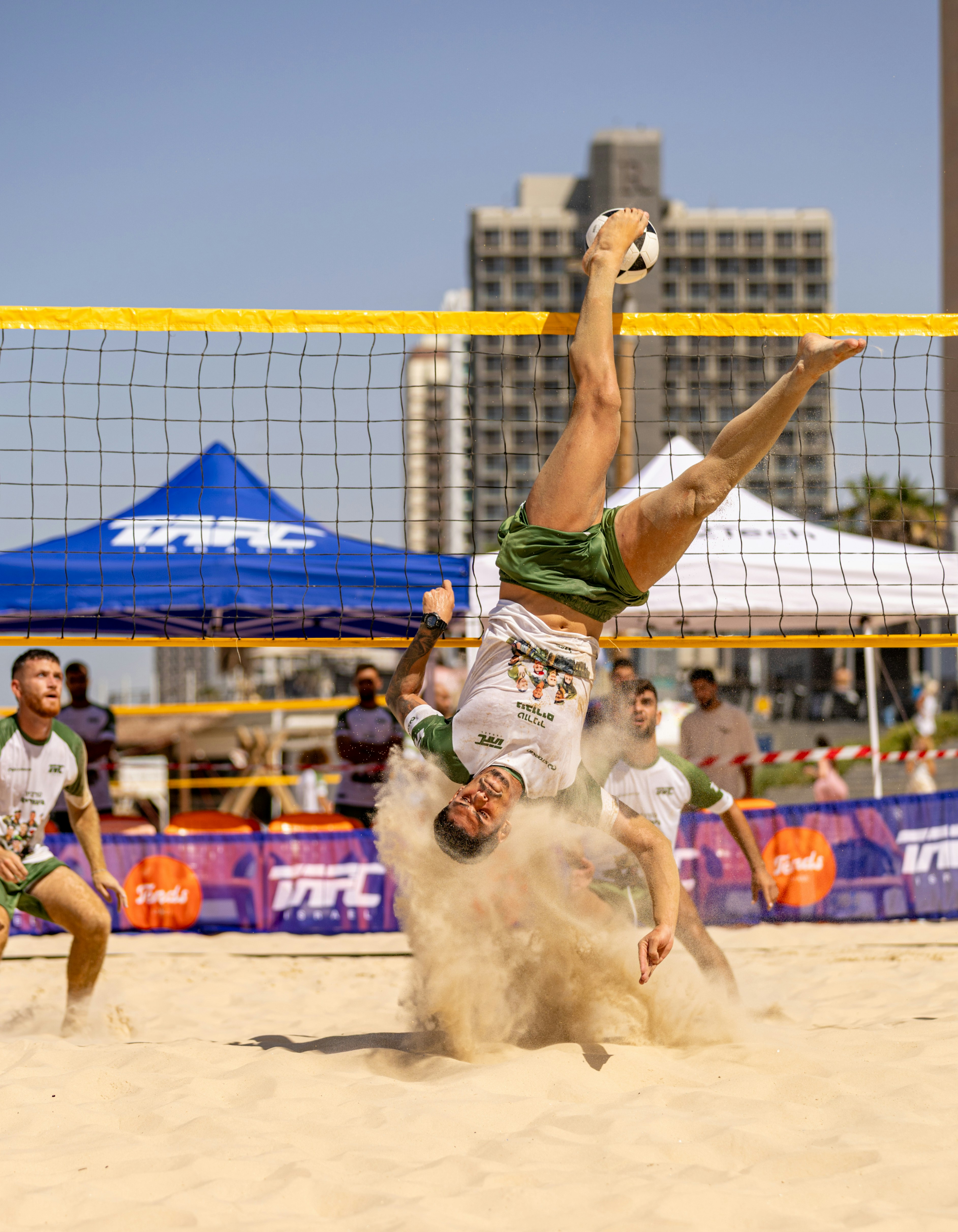 Gravity-Defying Beach Volley