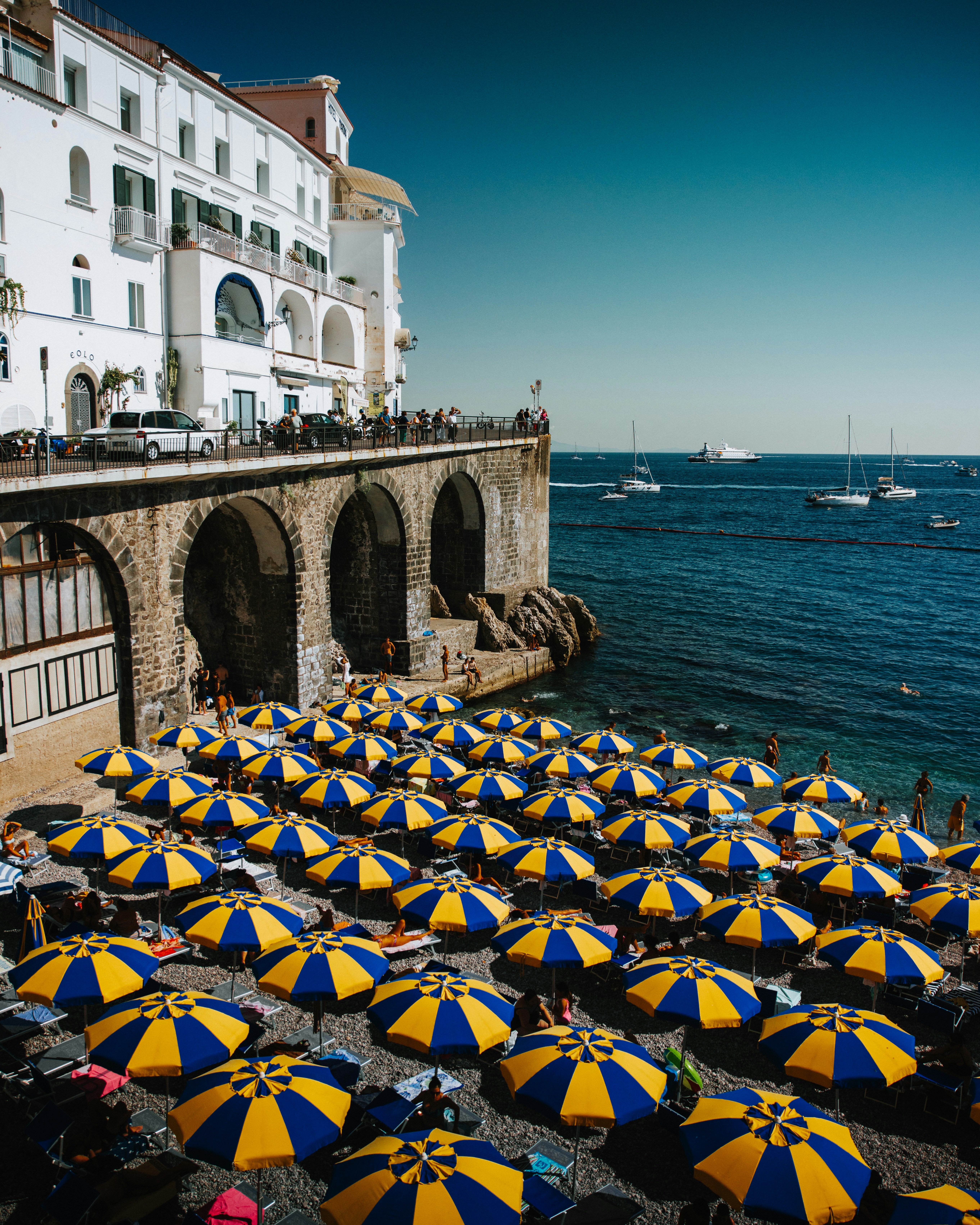 Sun-Kissed Shores: A Day Under the Umbrellas