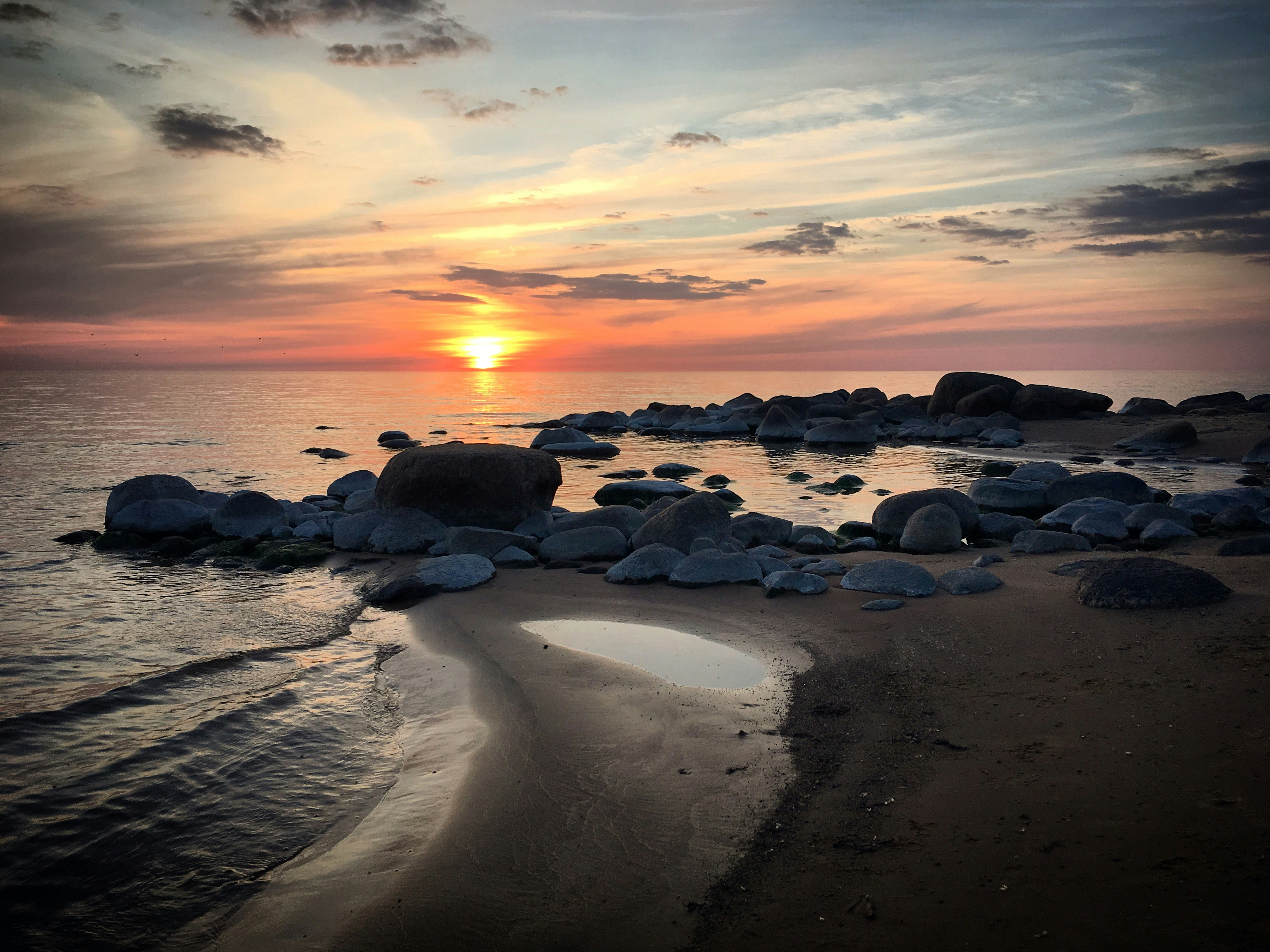 Serenity at Dusk: A Coastal Embrace