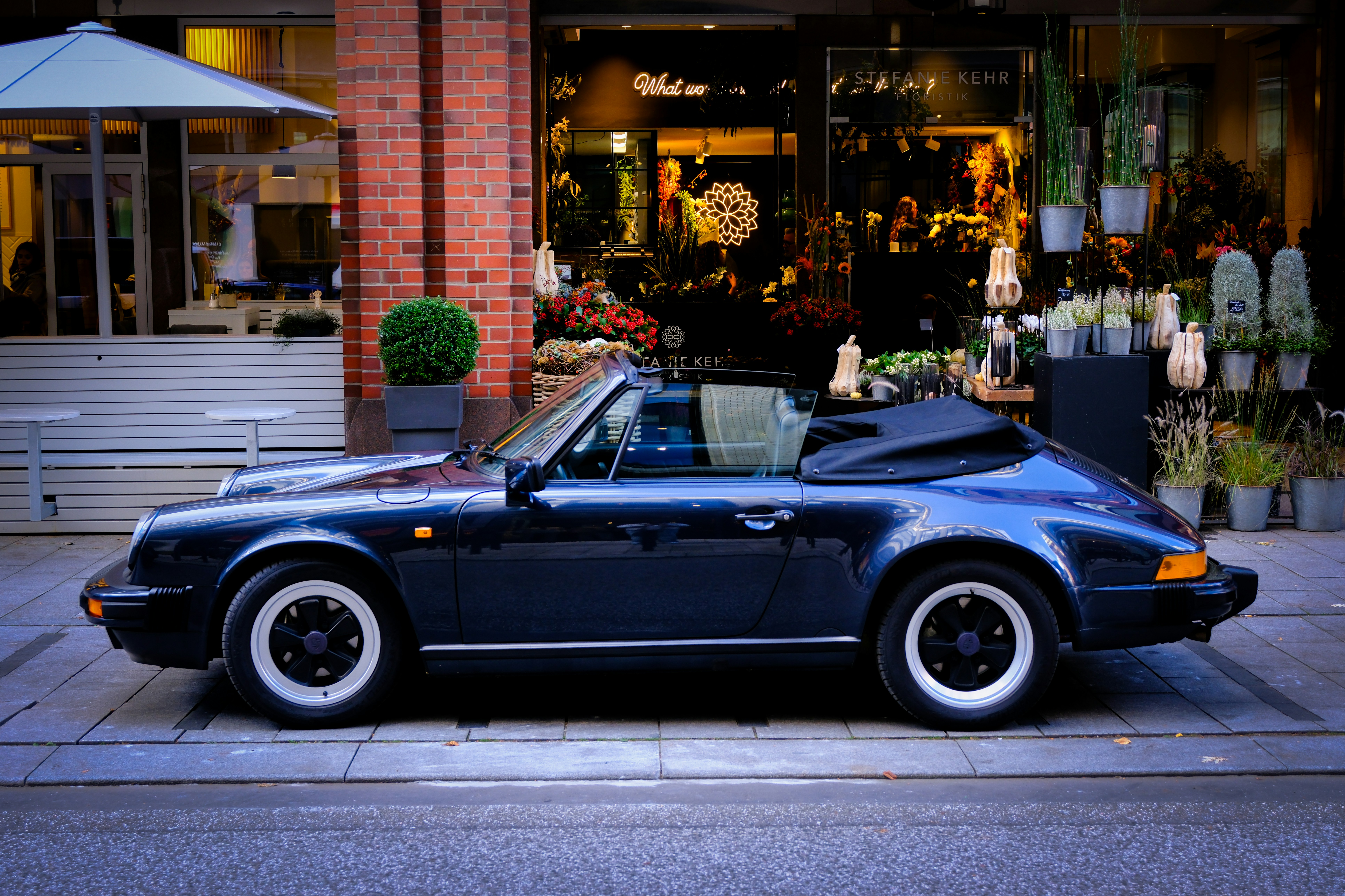 Elegance on the Boulevard: A Classic Porsche Encounter