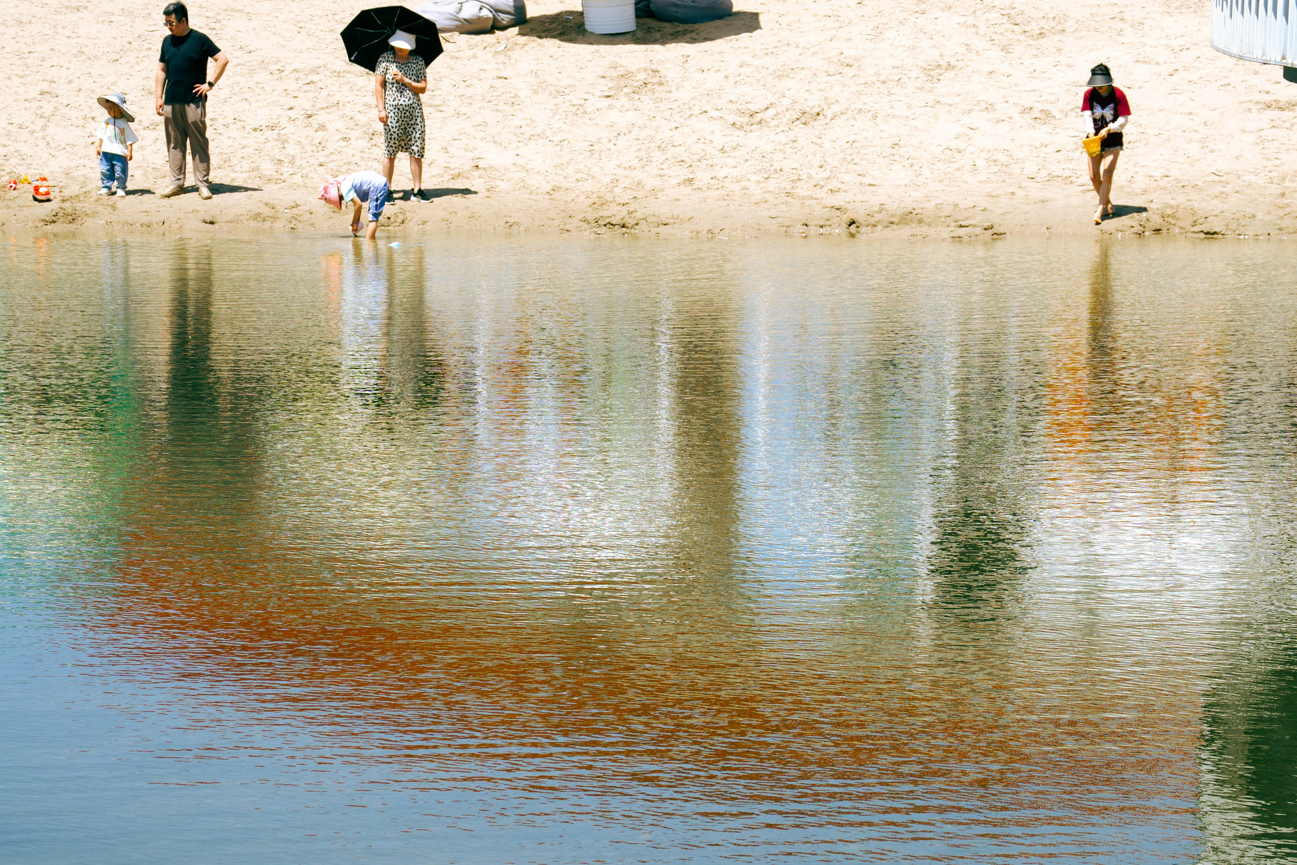 Reflections of Leisure: A Day by the Water