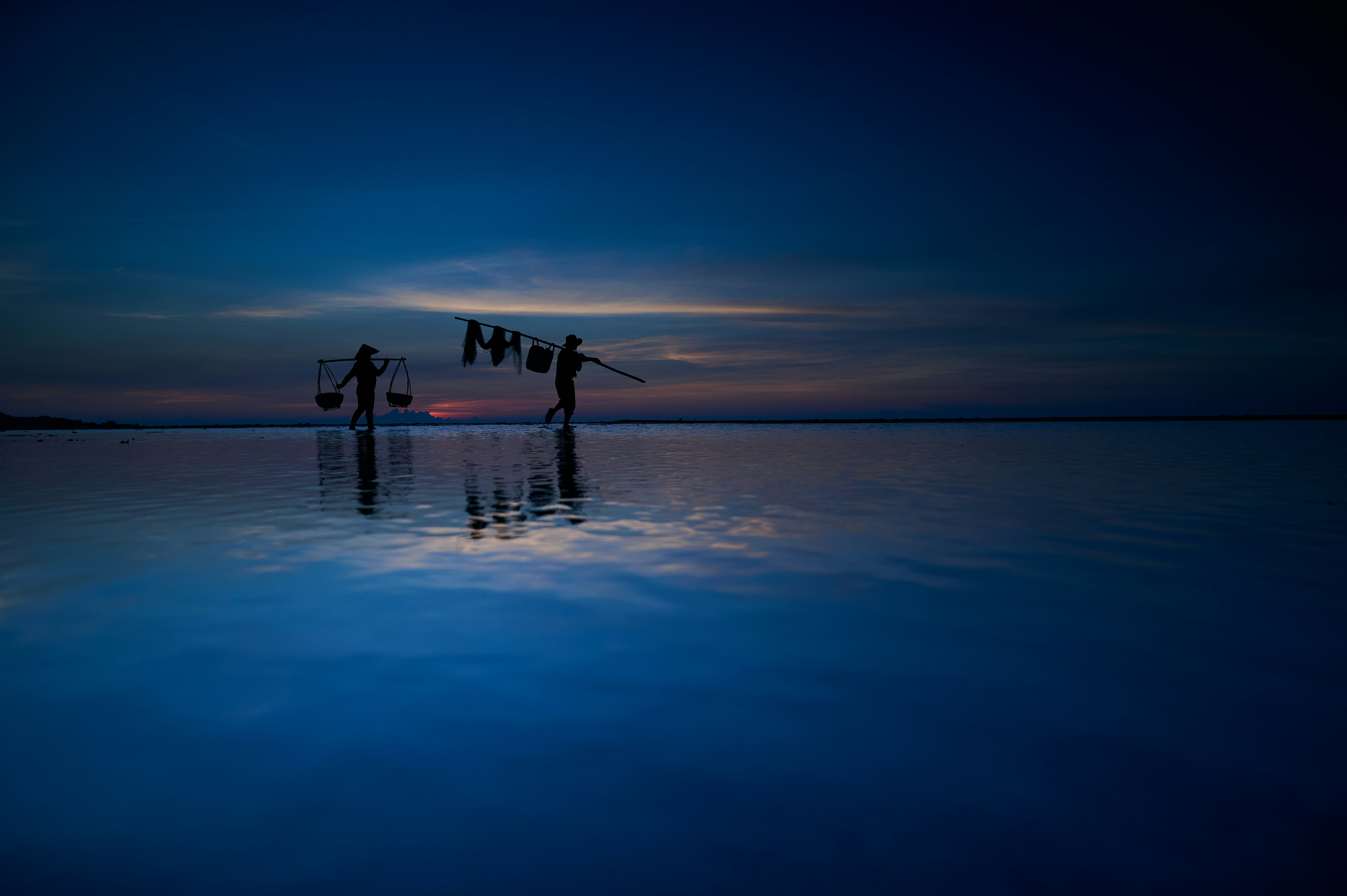 Twilight Harvest: A Dance on Water