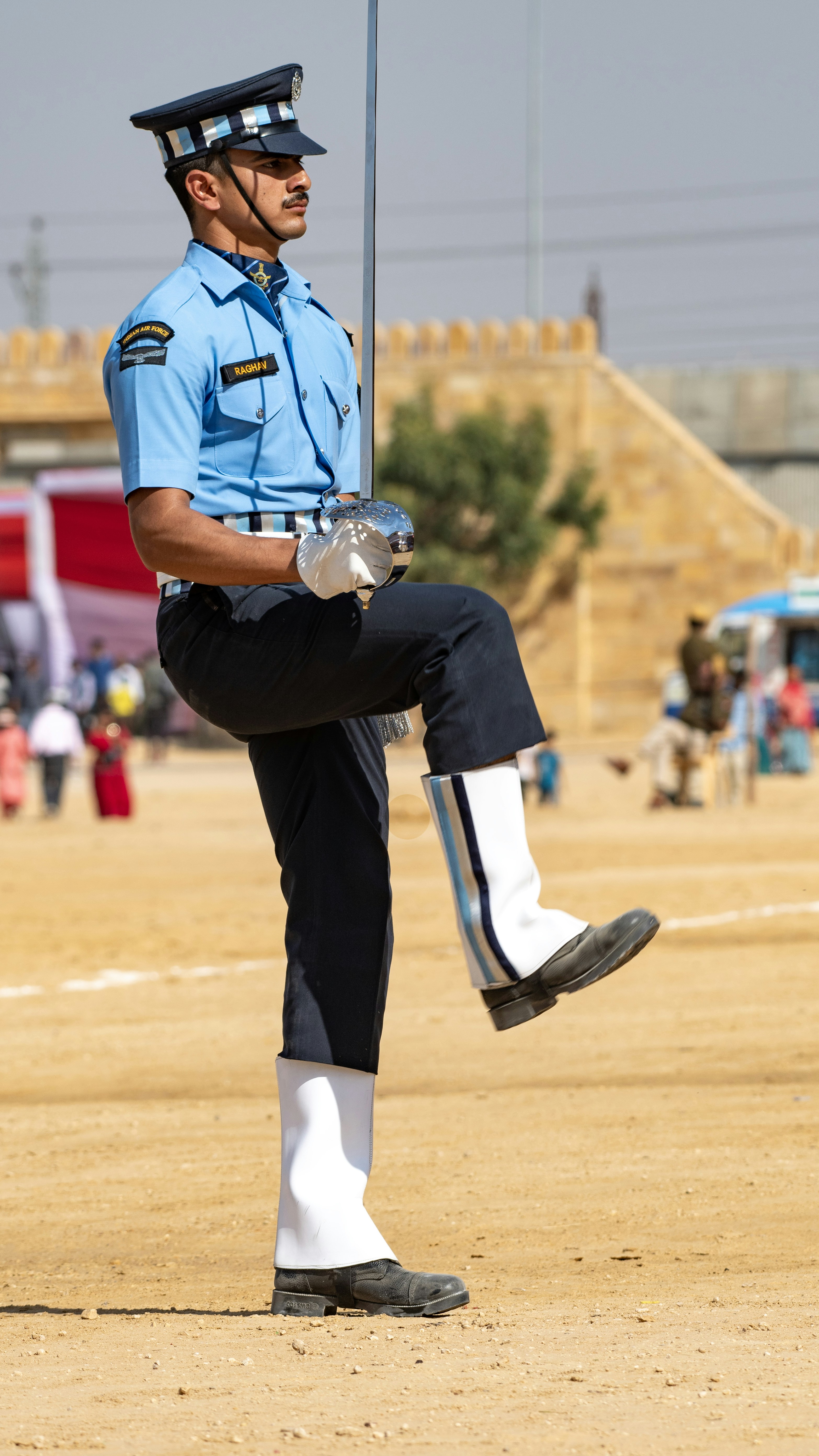 Soldier in uniform marching with a sword photo – Free Soldier Image on ...