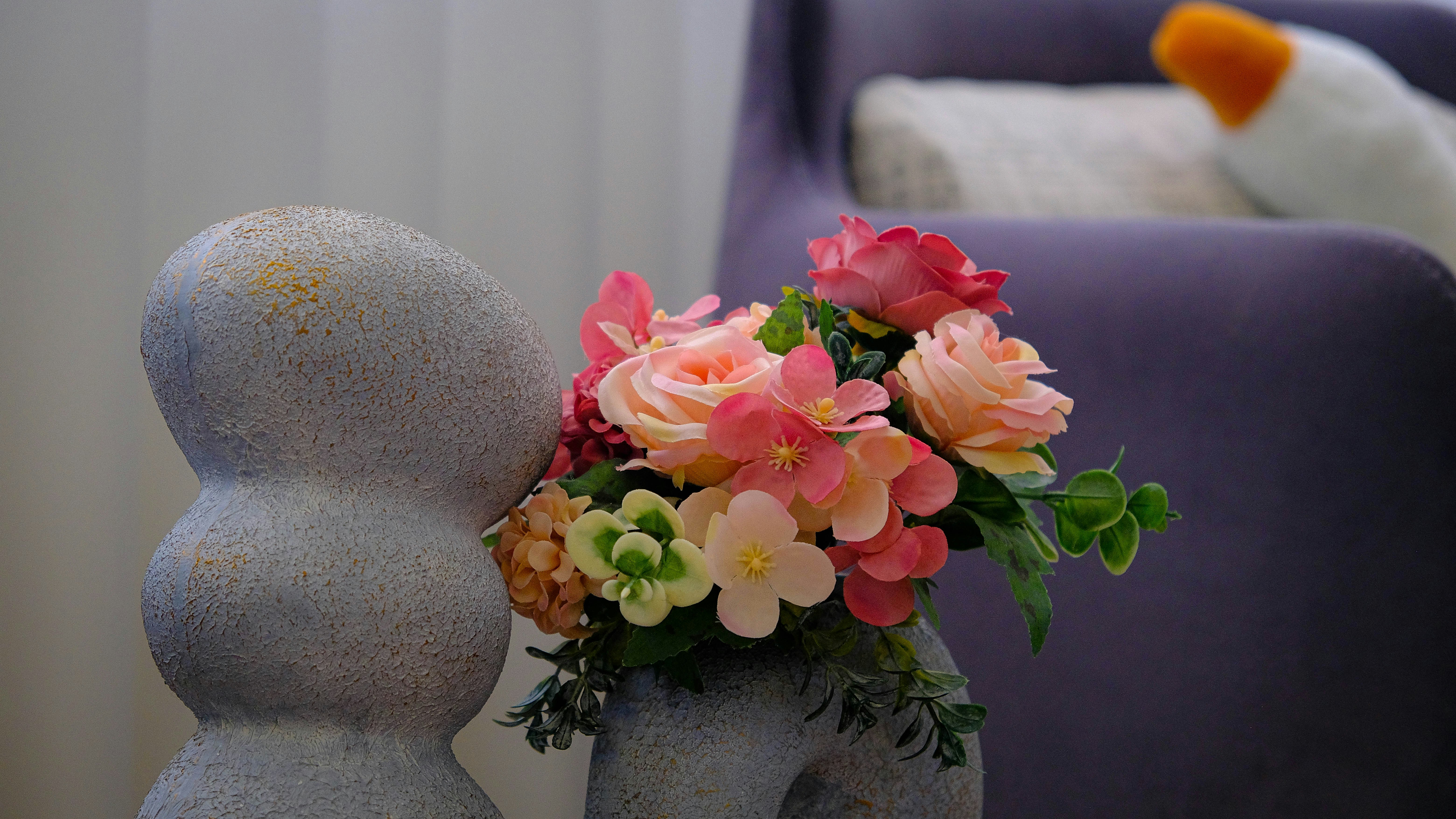 Whimsical Harmony: A Floral Embrace