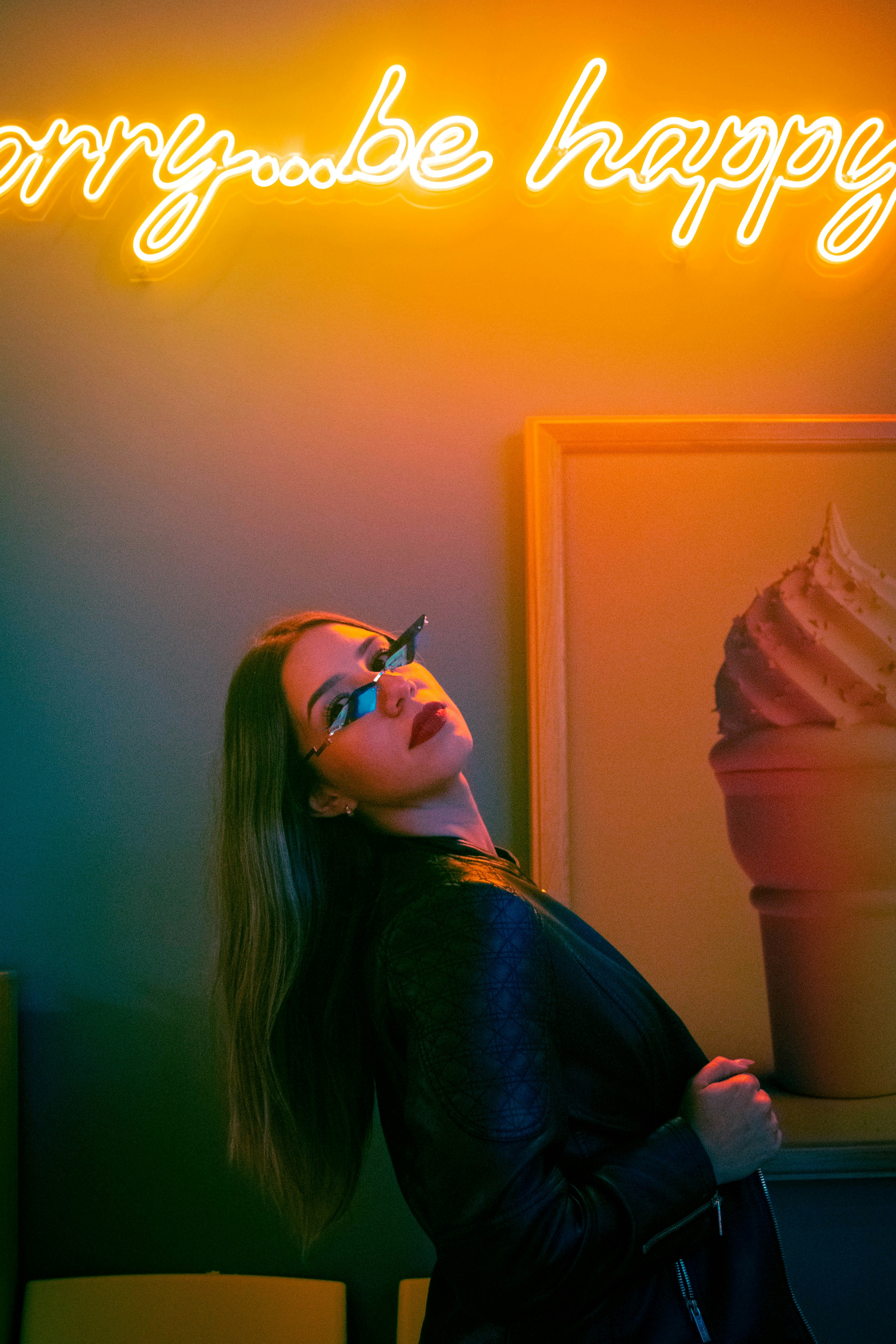 Neon Dreams: A Playful Twist on Modern Chic