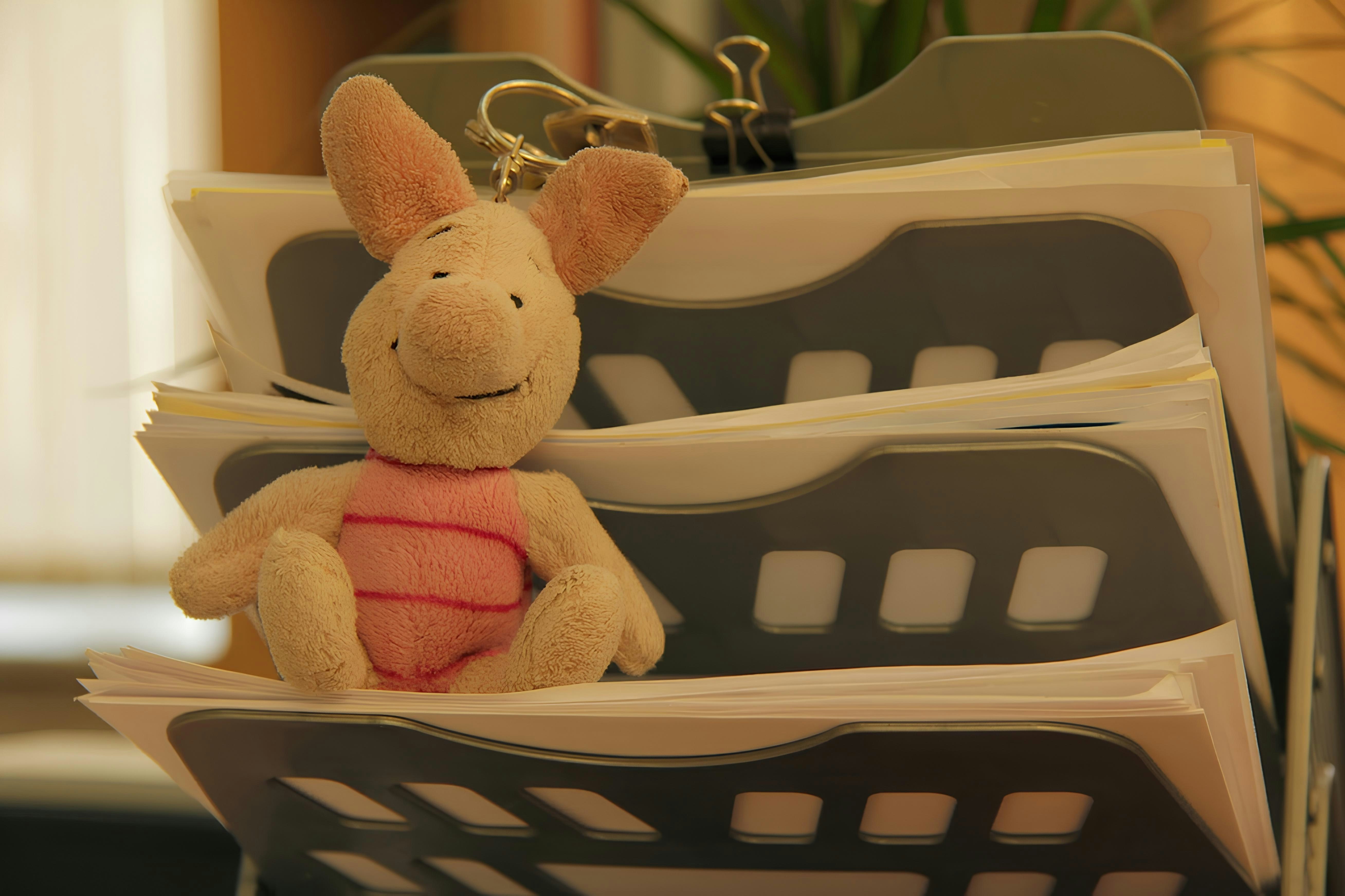 Whimsical Companion Among the Papers