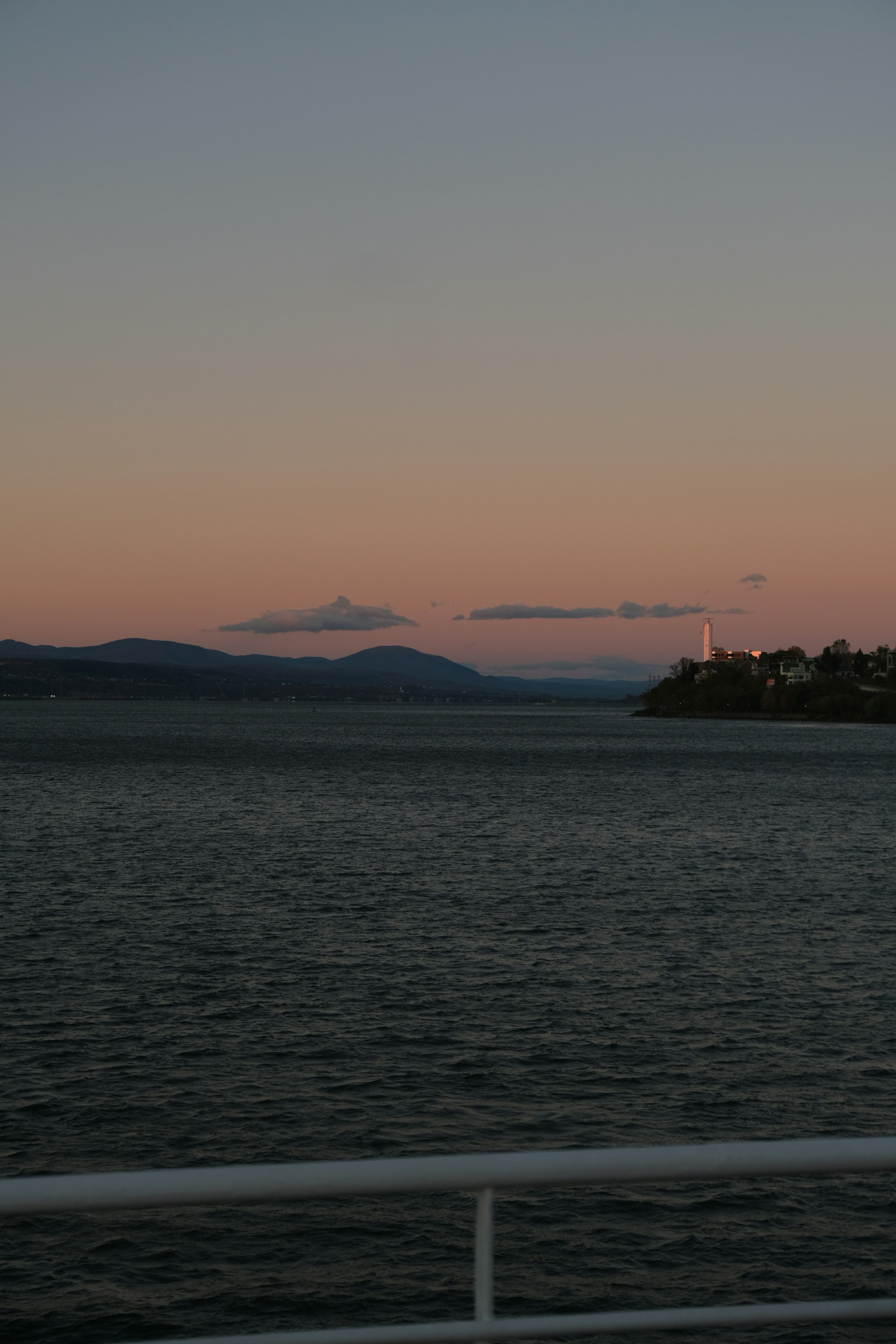 Twilight Reflections on the Water's Edge