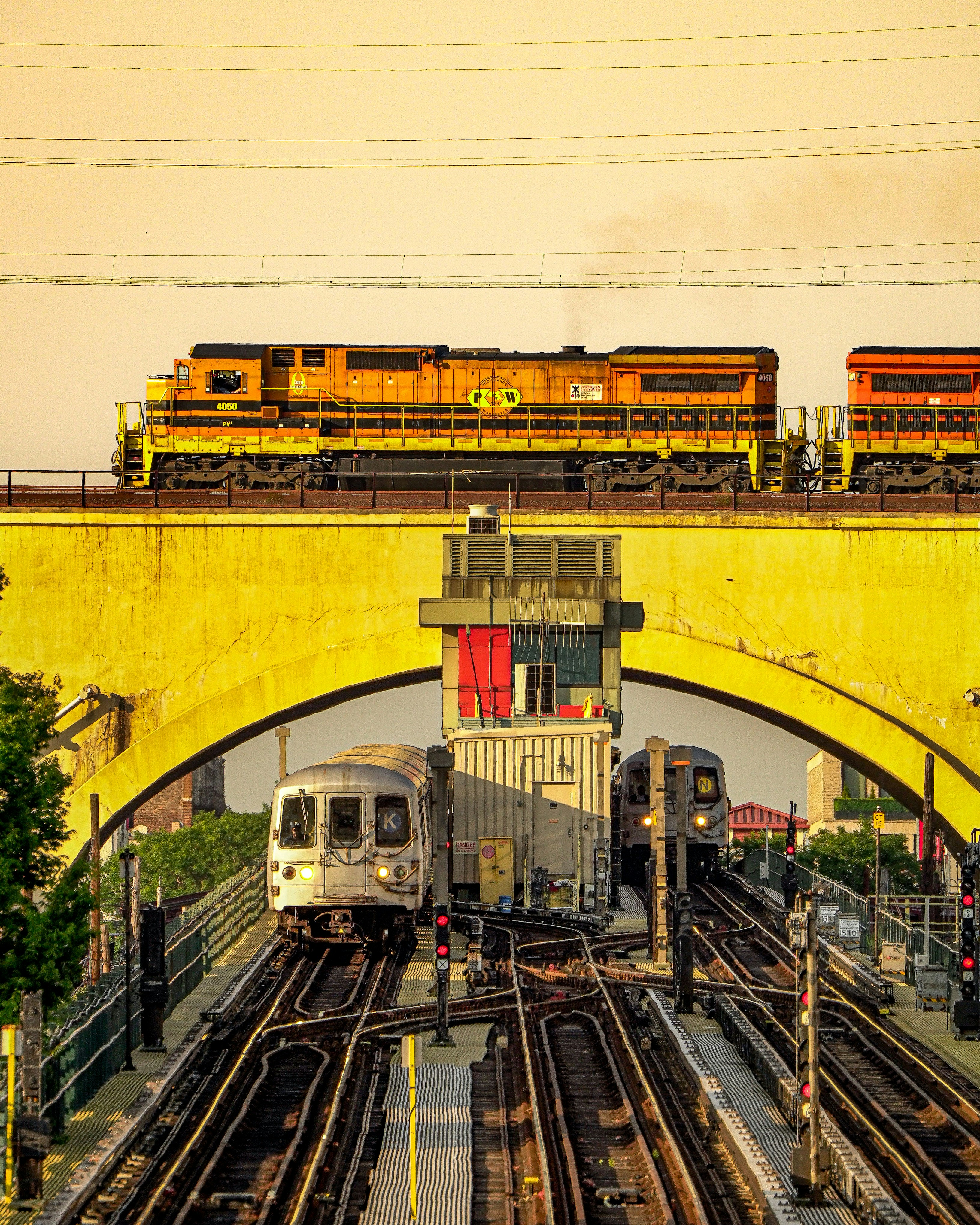 Urban Transit Symphony: A Dance of Trains