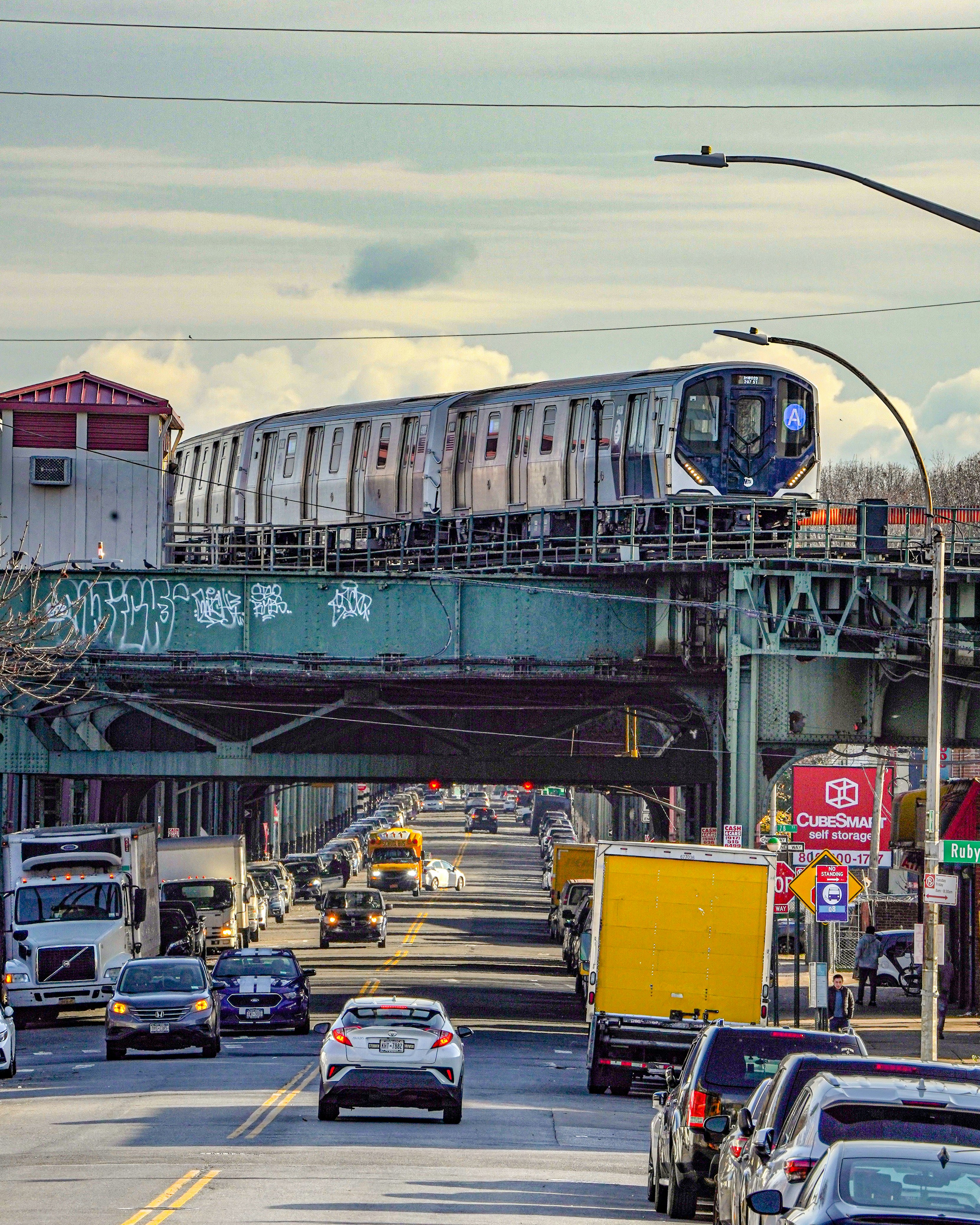 Urban Transit Symphony: The Elevated Journey