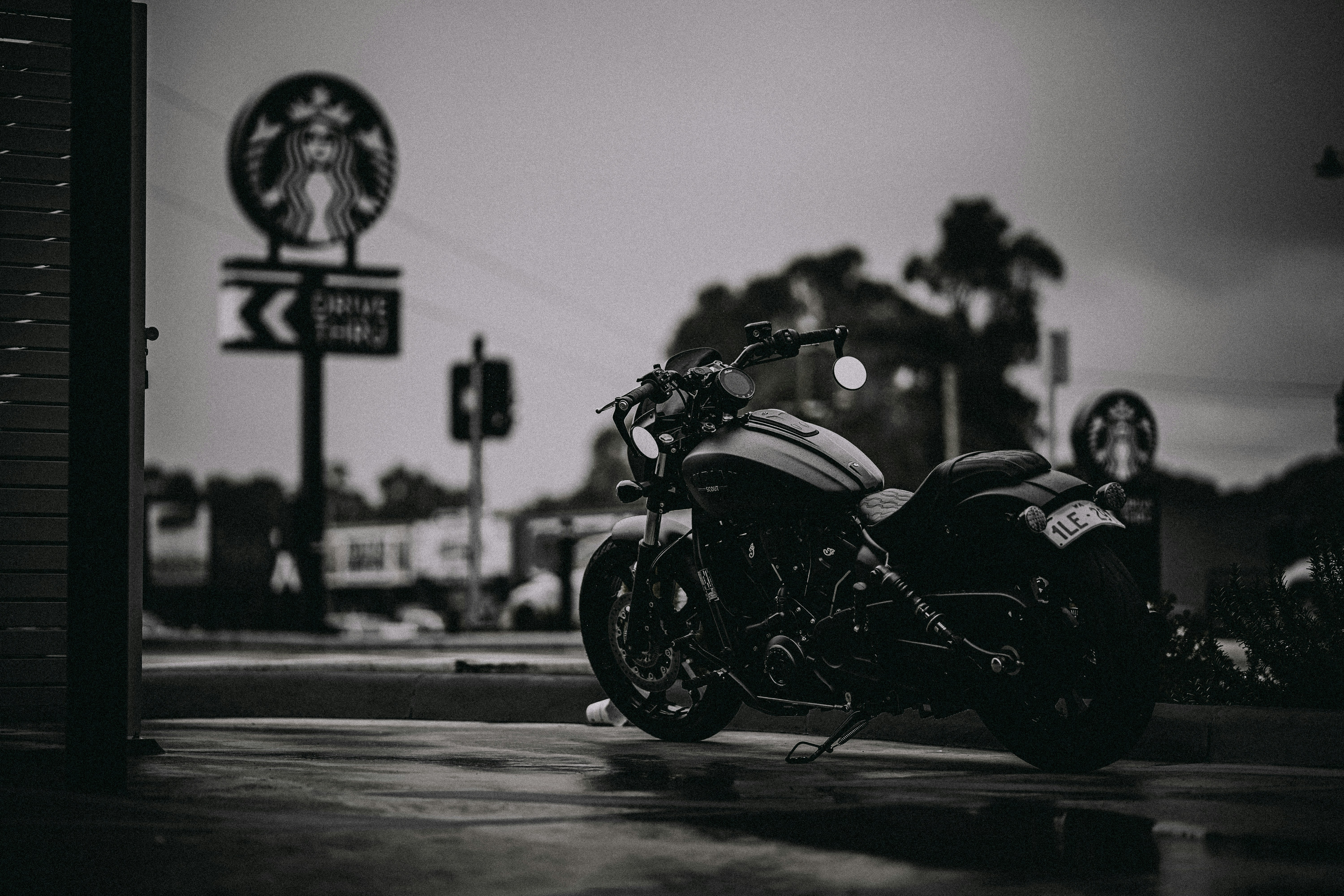 Urban Steel: A Ride Through the Rain