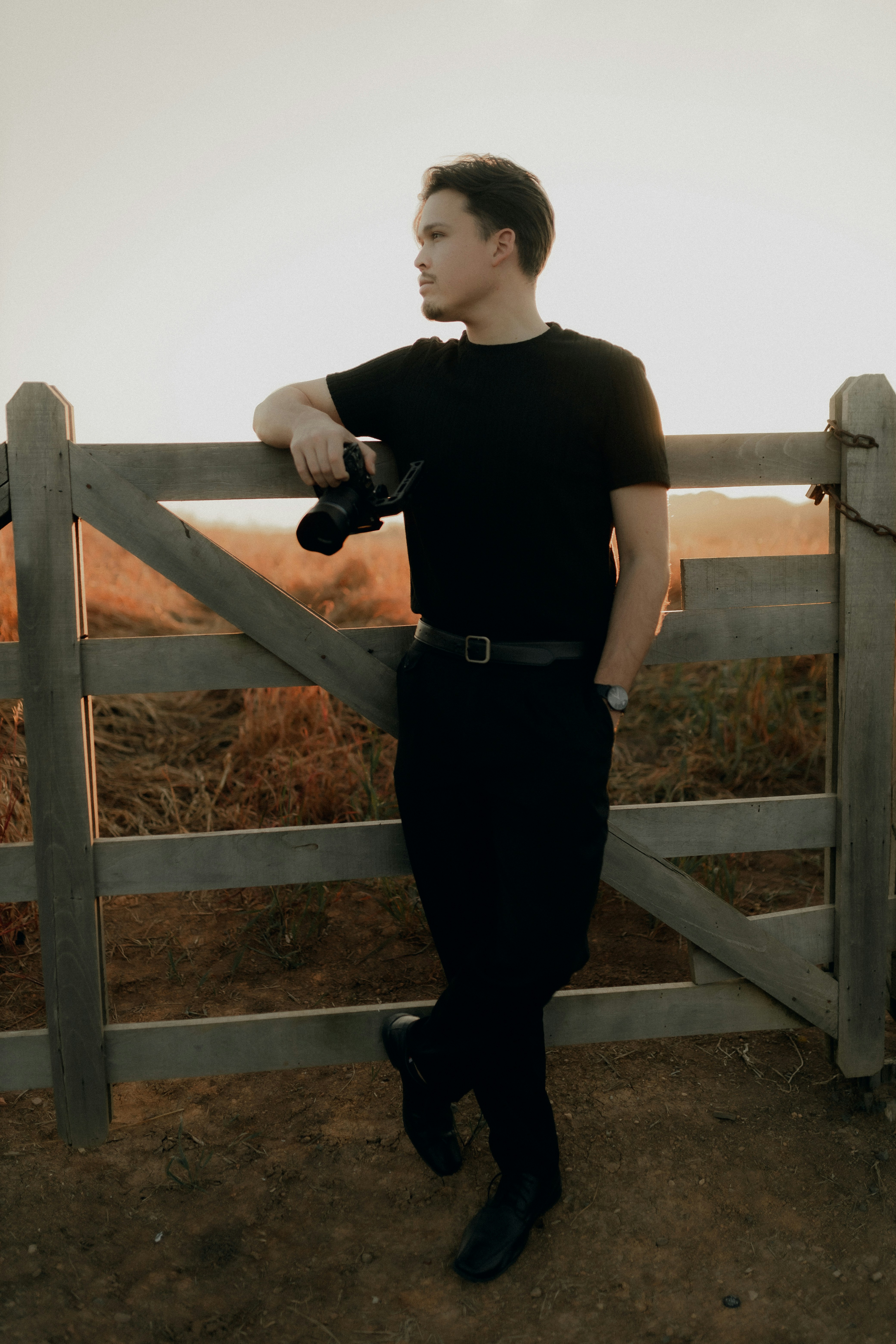 A Moment of Reflection at Dusk