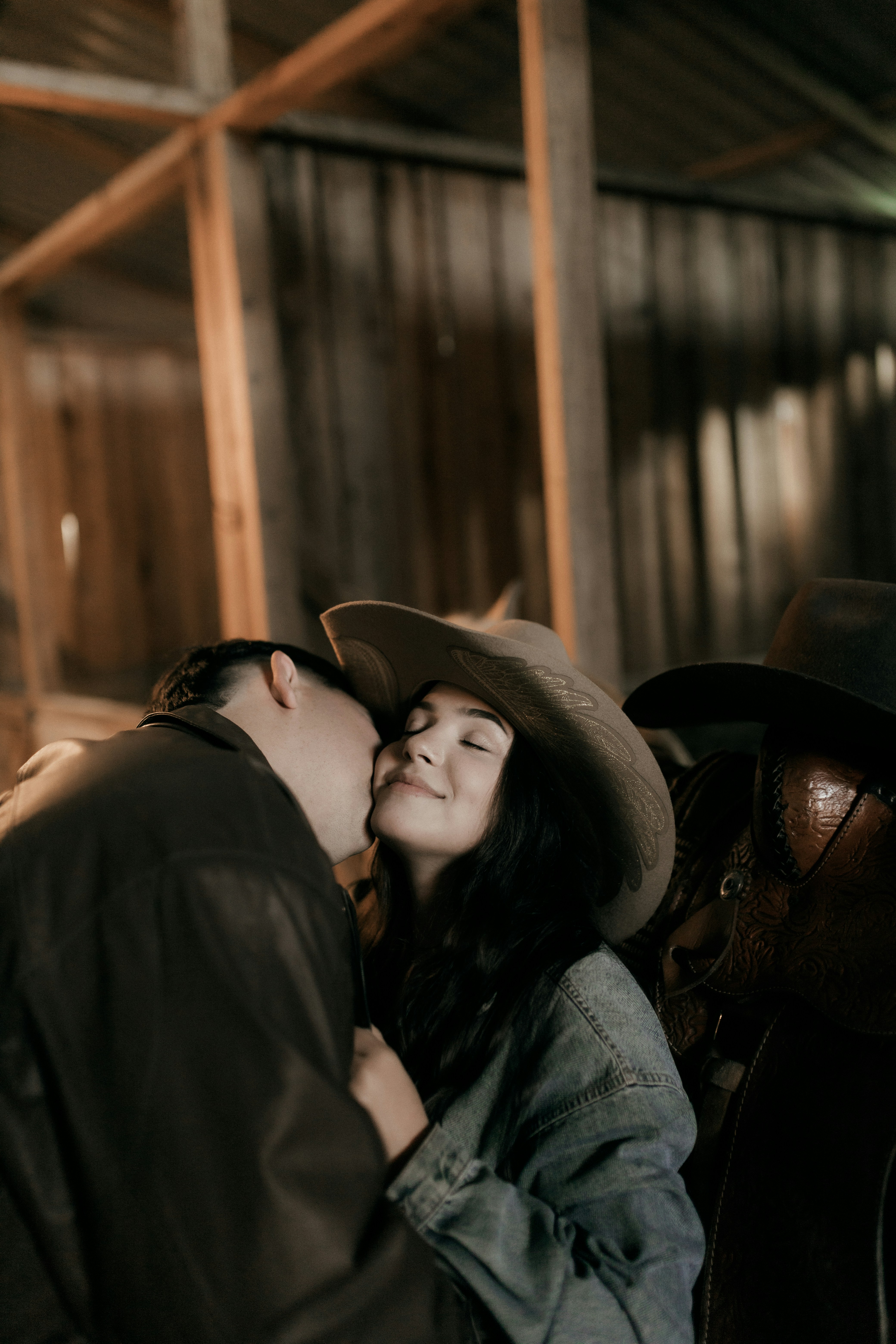 Whispers of Affection in a Rustic Retreat
