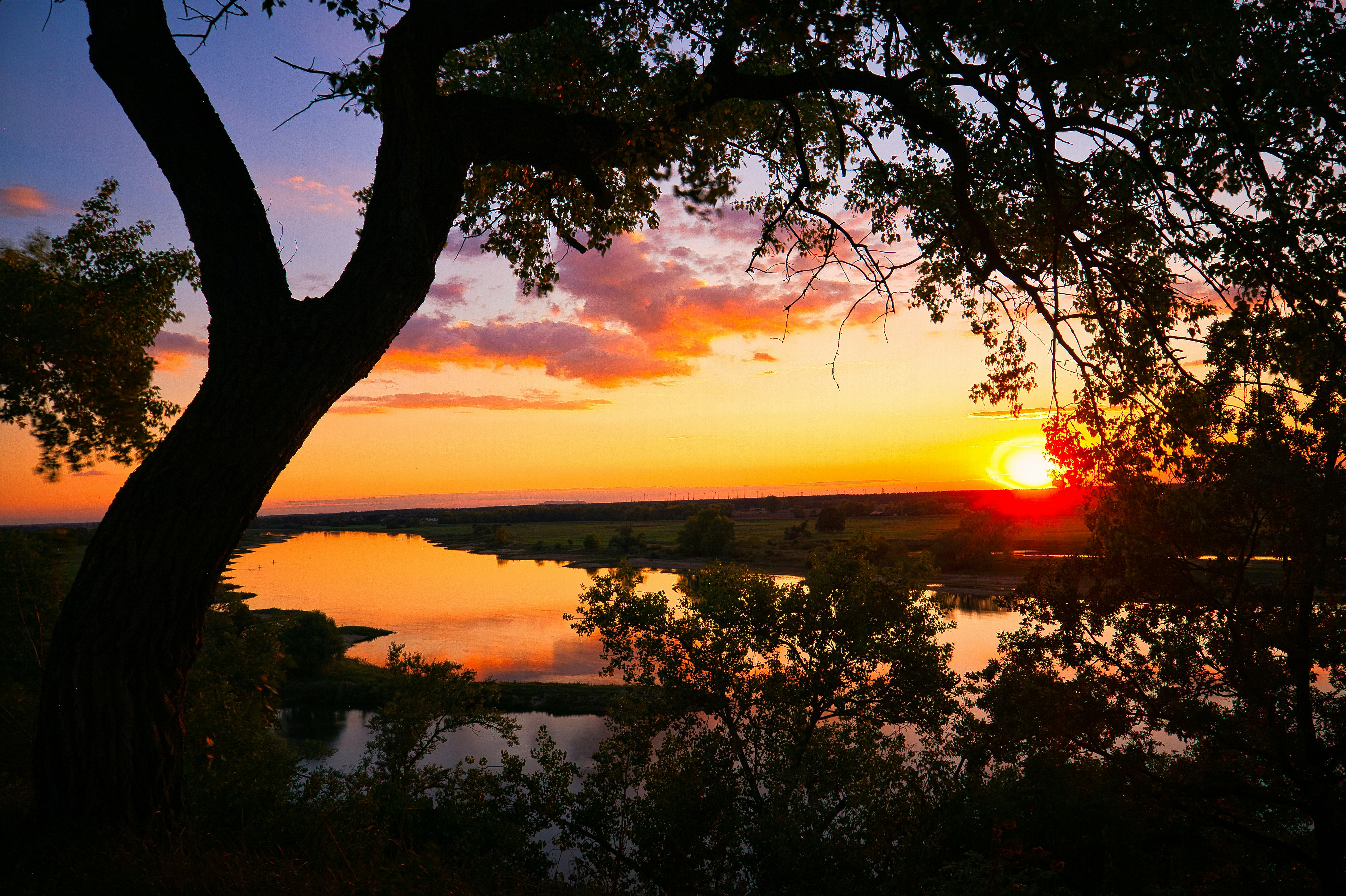 Twilight's Embrace: A River's Reflection
