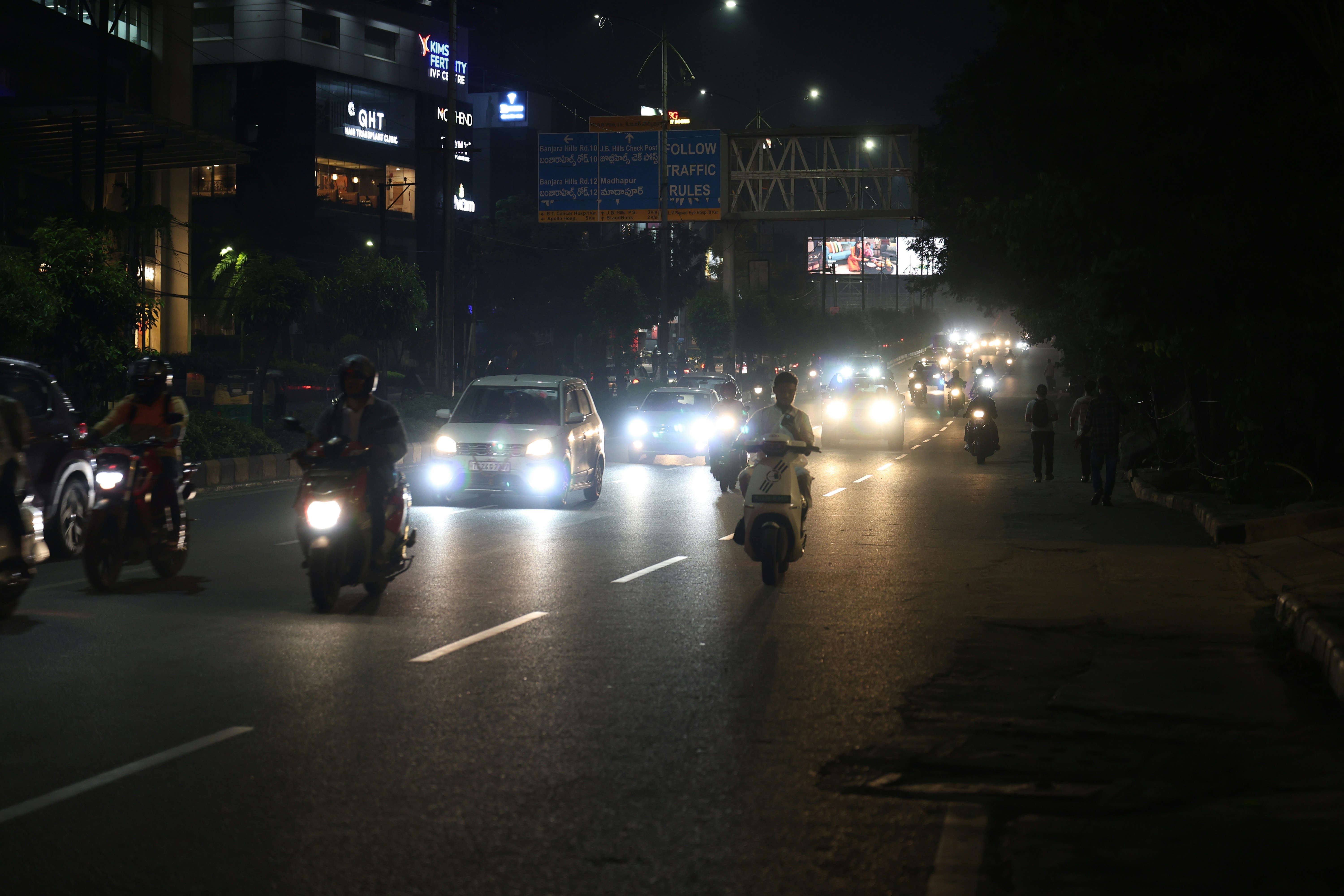 Urban Night Pulse: A Symphony of Lights