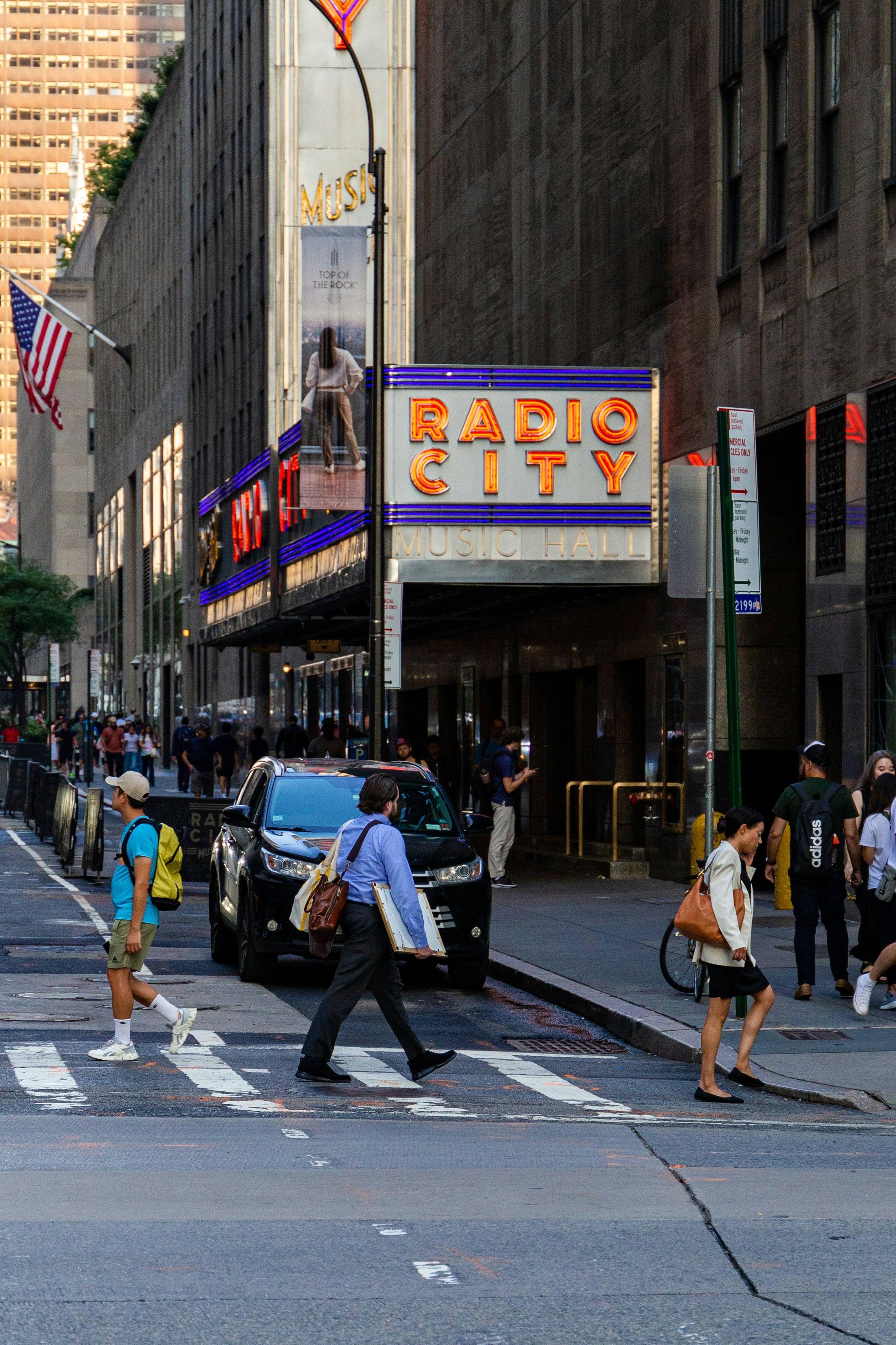 Radio City Neon in Motion: Midtown Street Scene