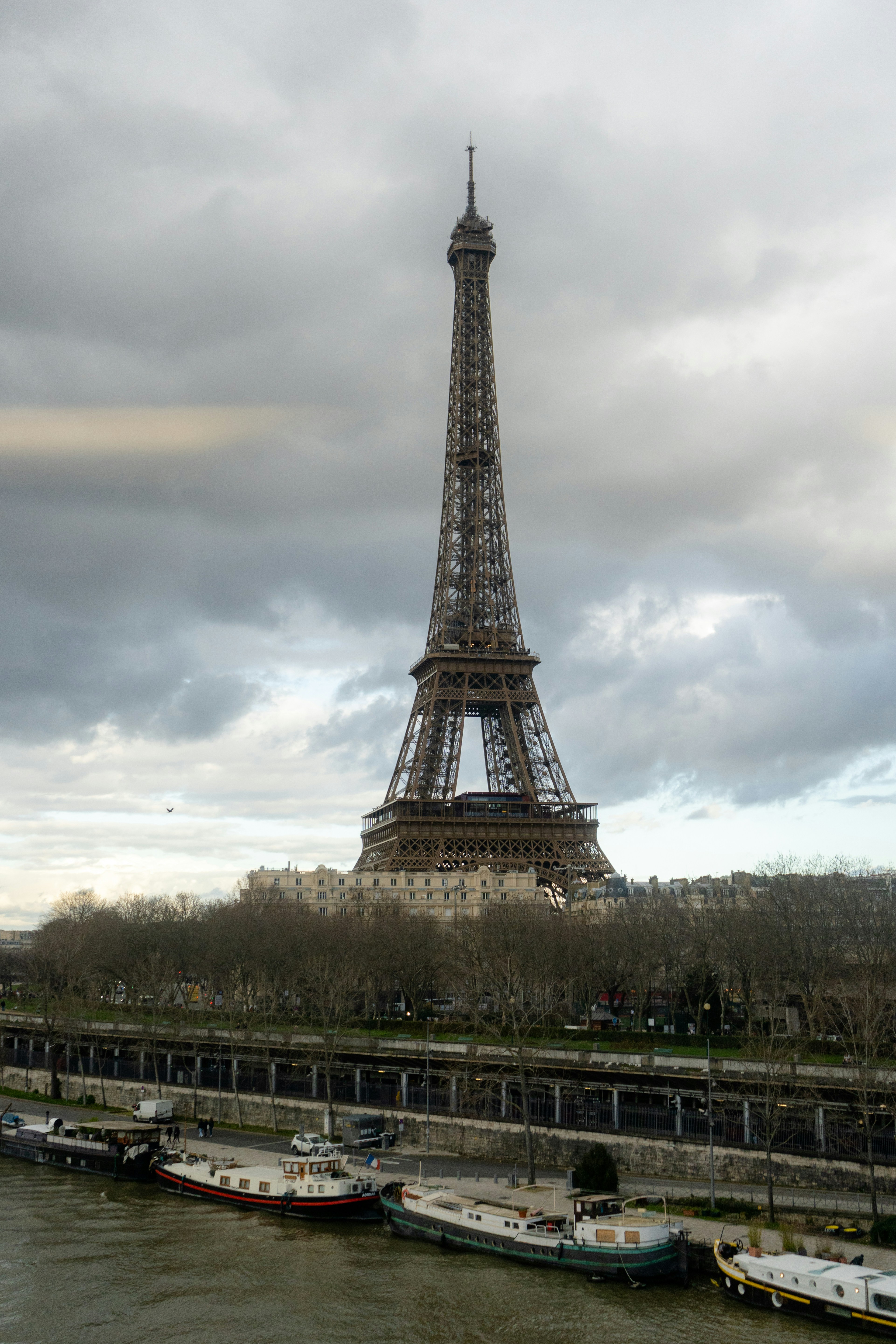 Iron Lace on the Seine: The Eiffel Tower under a Velvet Sky