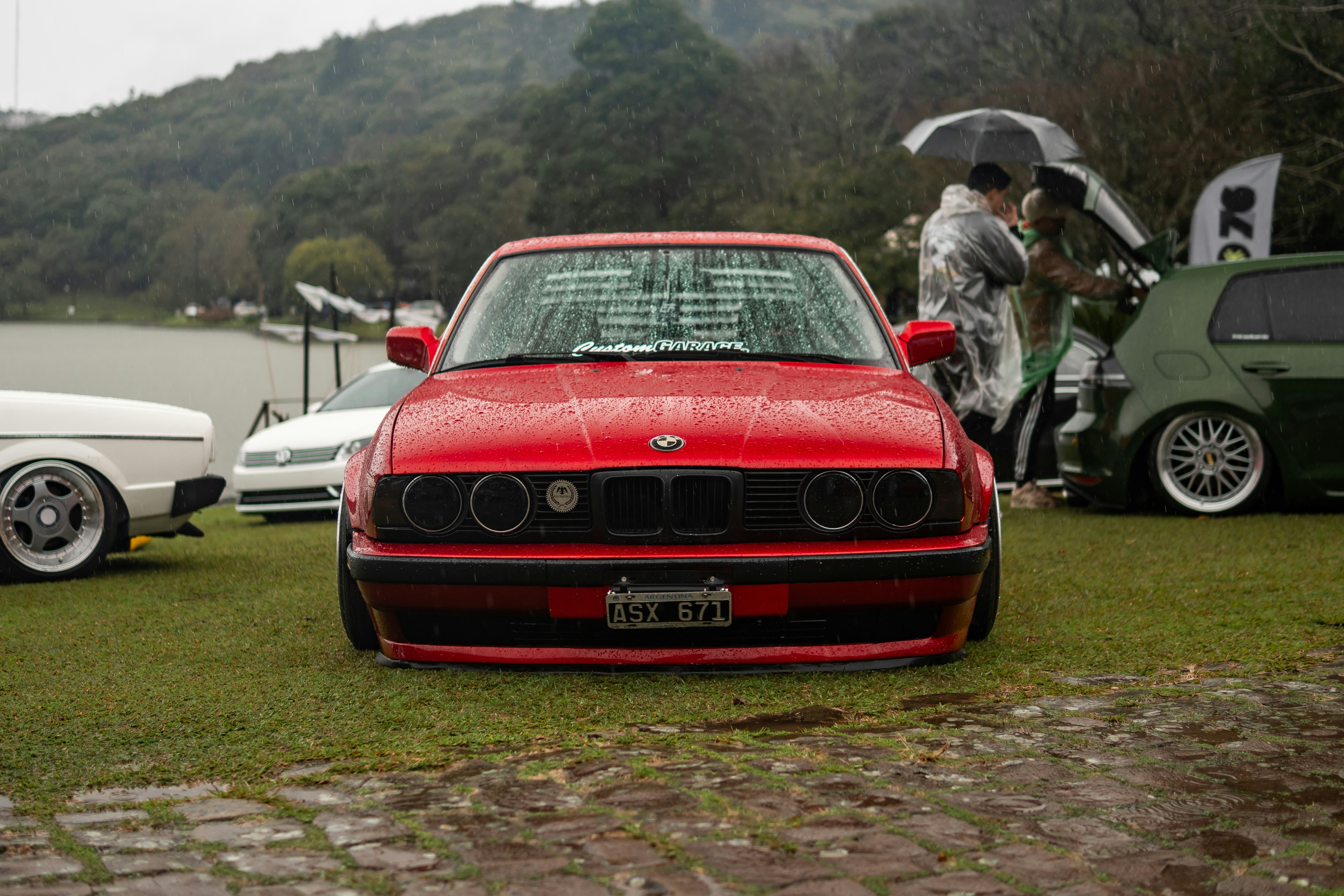 Red Elegance: A BMW's Bold Presence