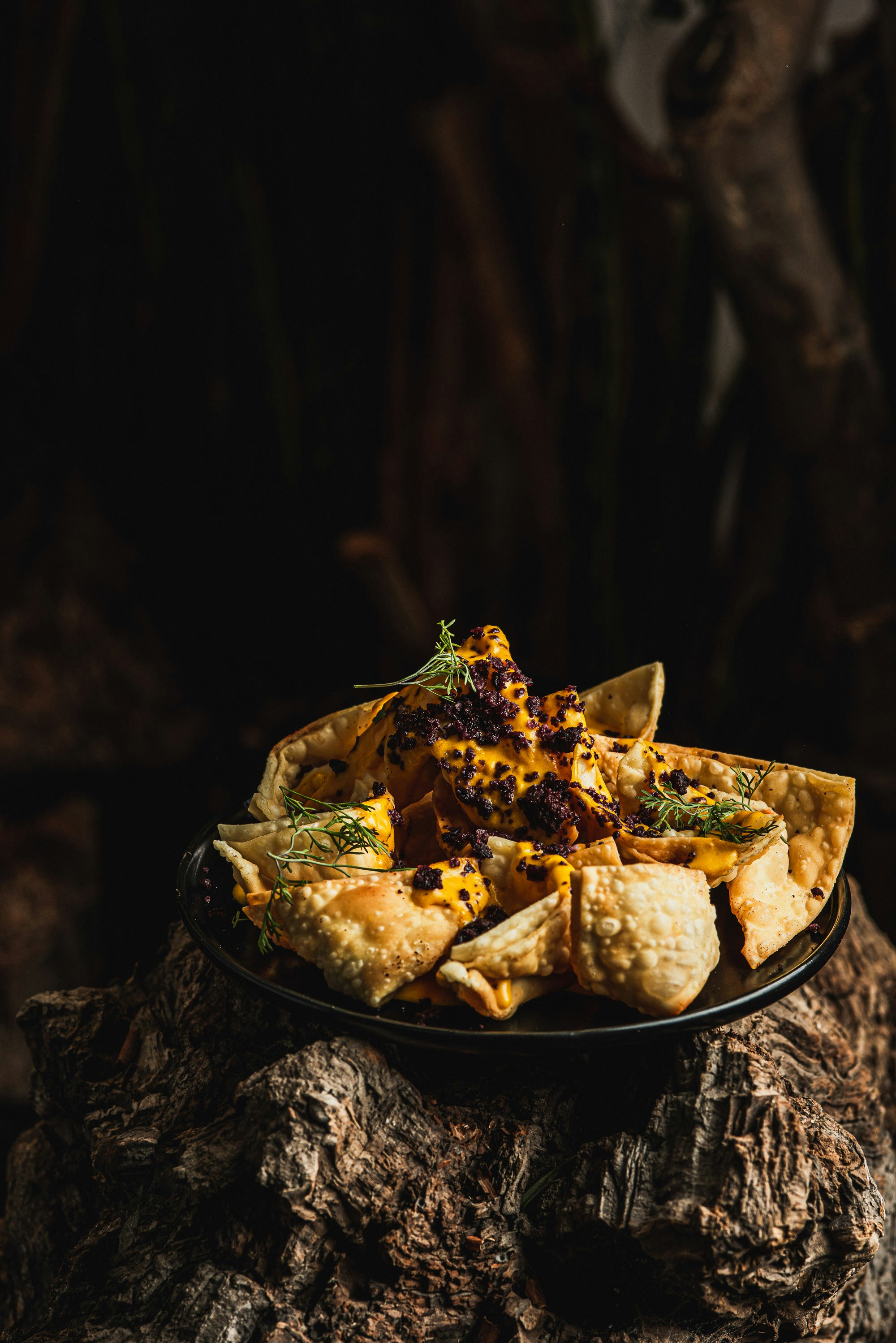 Plate of nachos with cheese and toppings photo – Free Food Image on ...