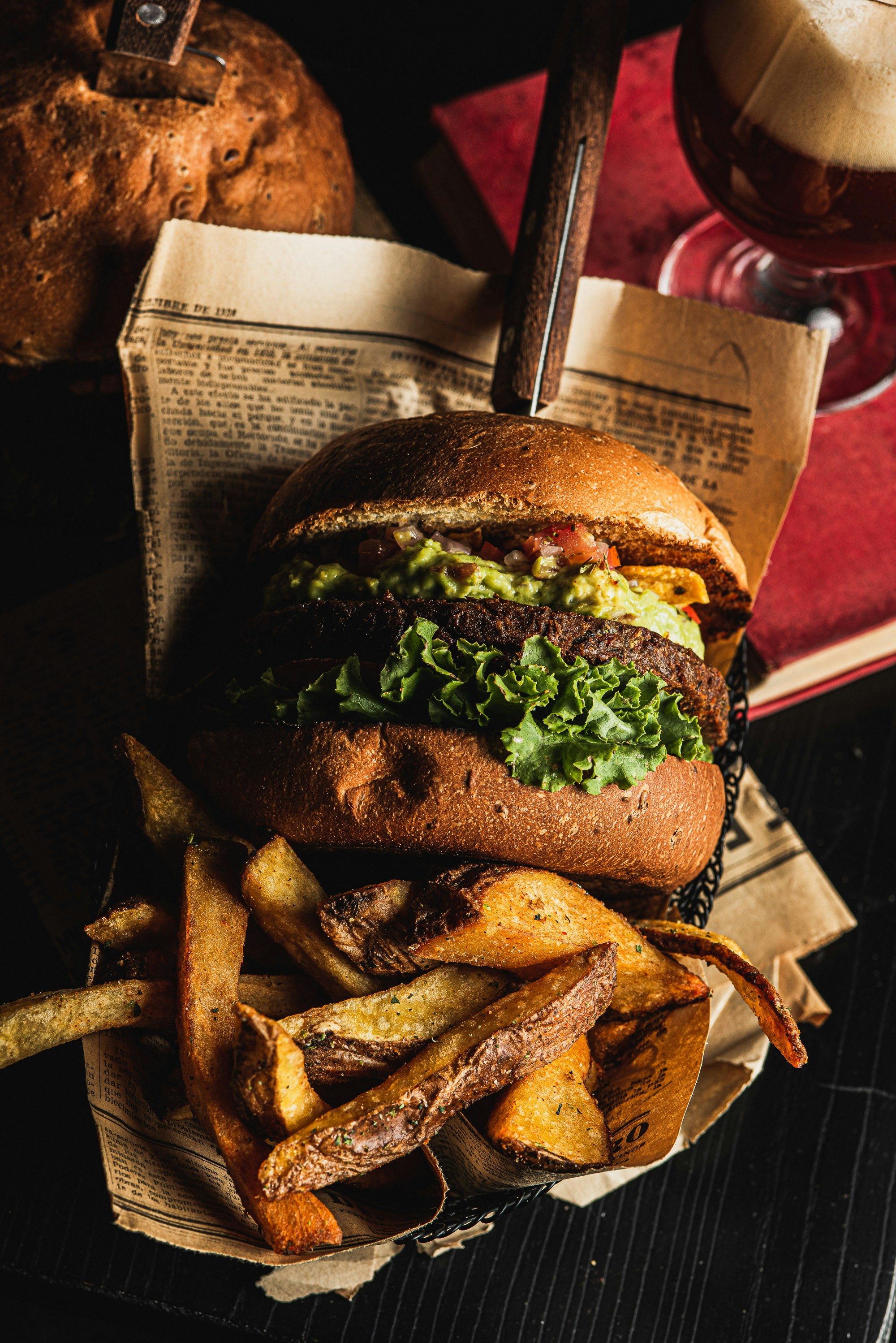 Knife-Through Bun: A Moody Burger Feast