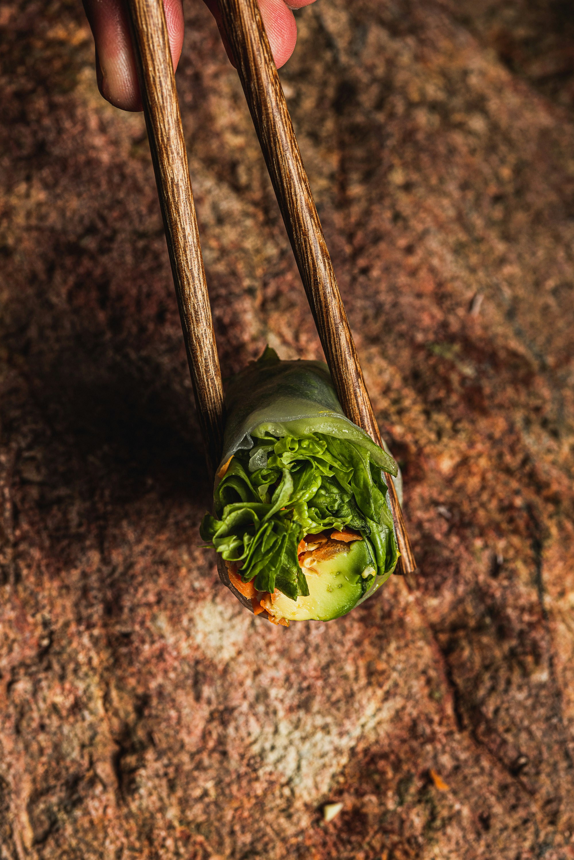 A Culinary Embrace: Freshness Wrapped in Green