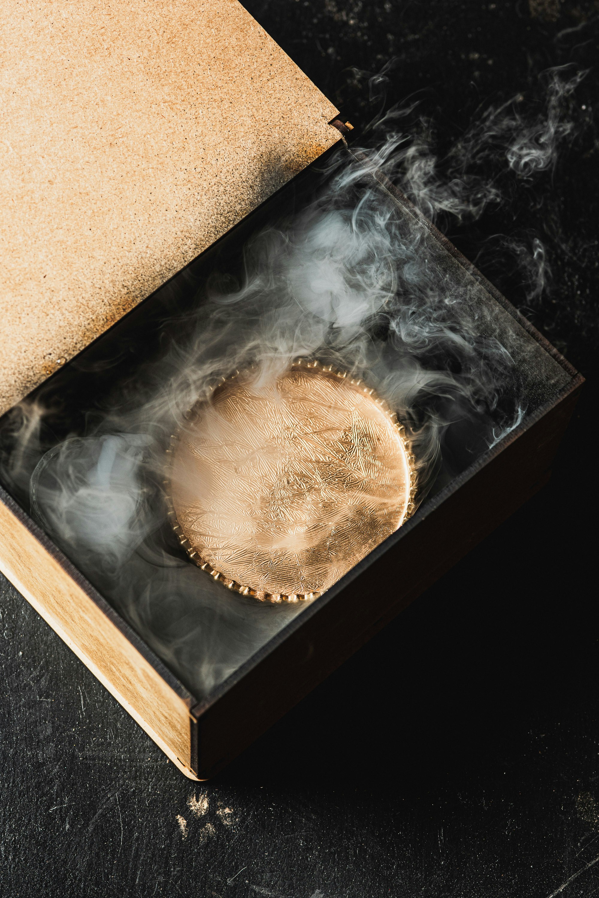 Enigmatic Embrace of Smoke and Metal