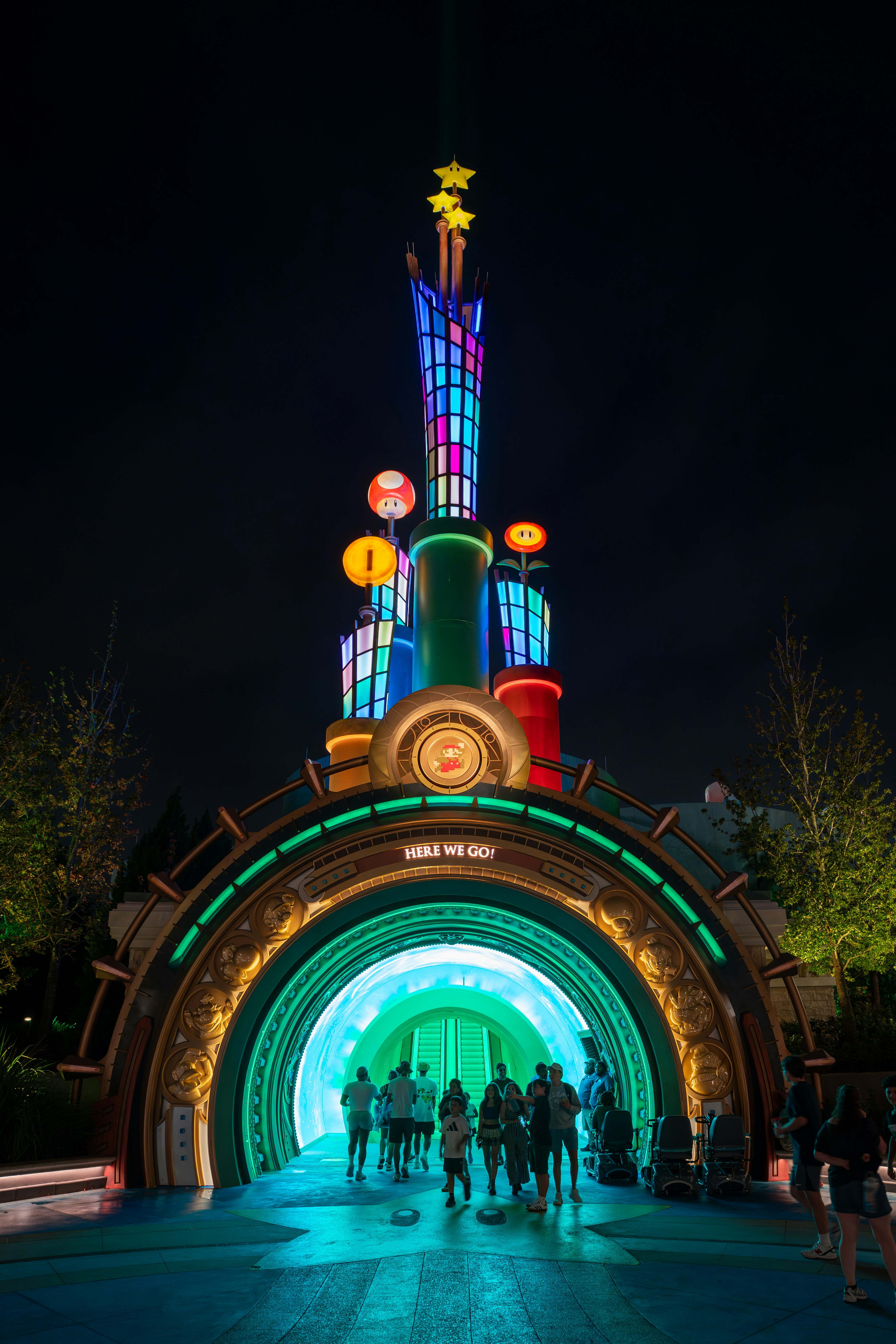 A Vibrant Journey Through the Night
