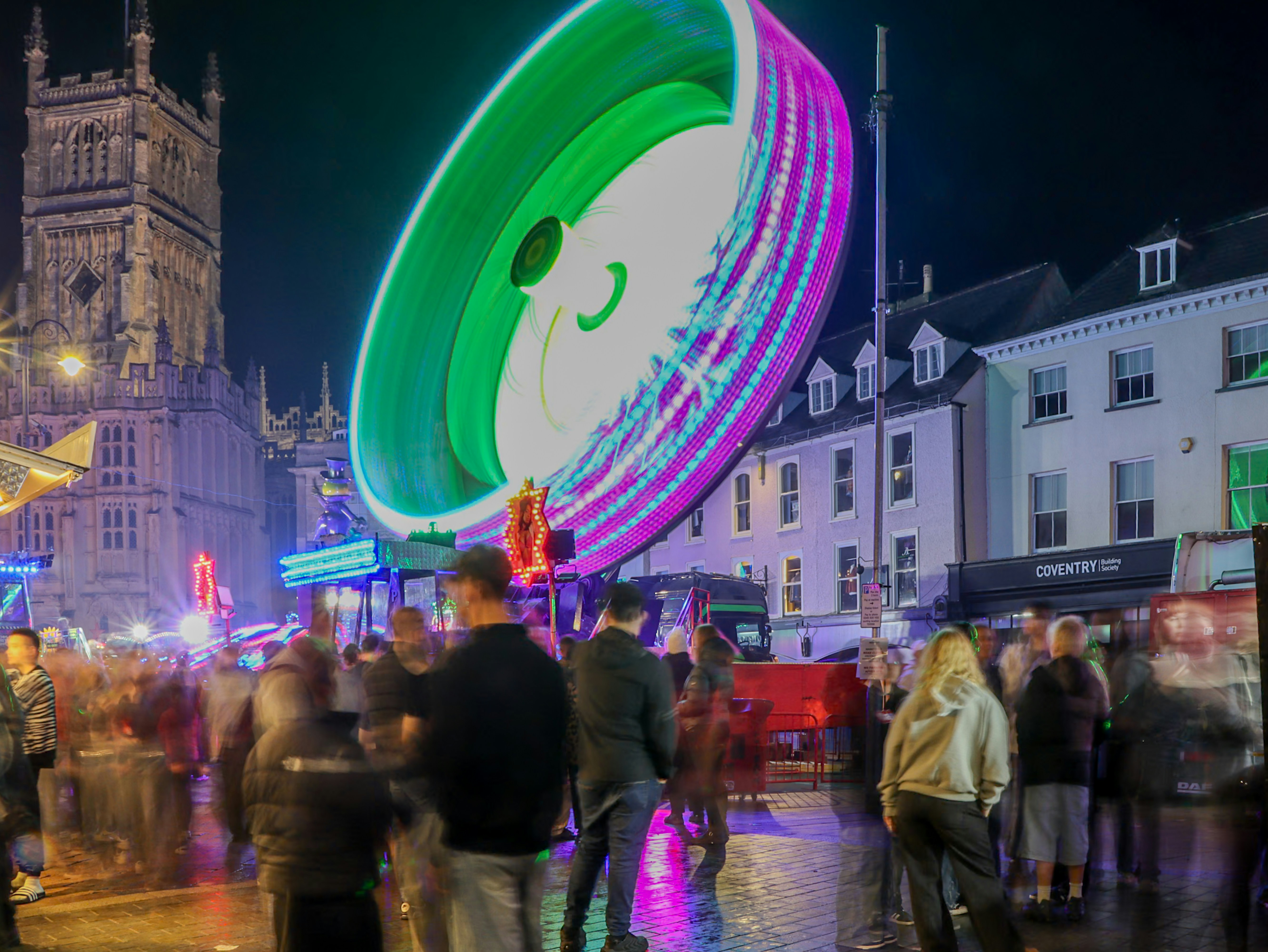 Whirling Colors: A Night at the Fair
